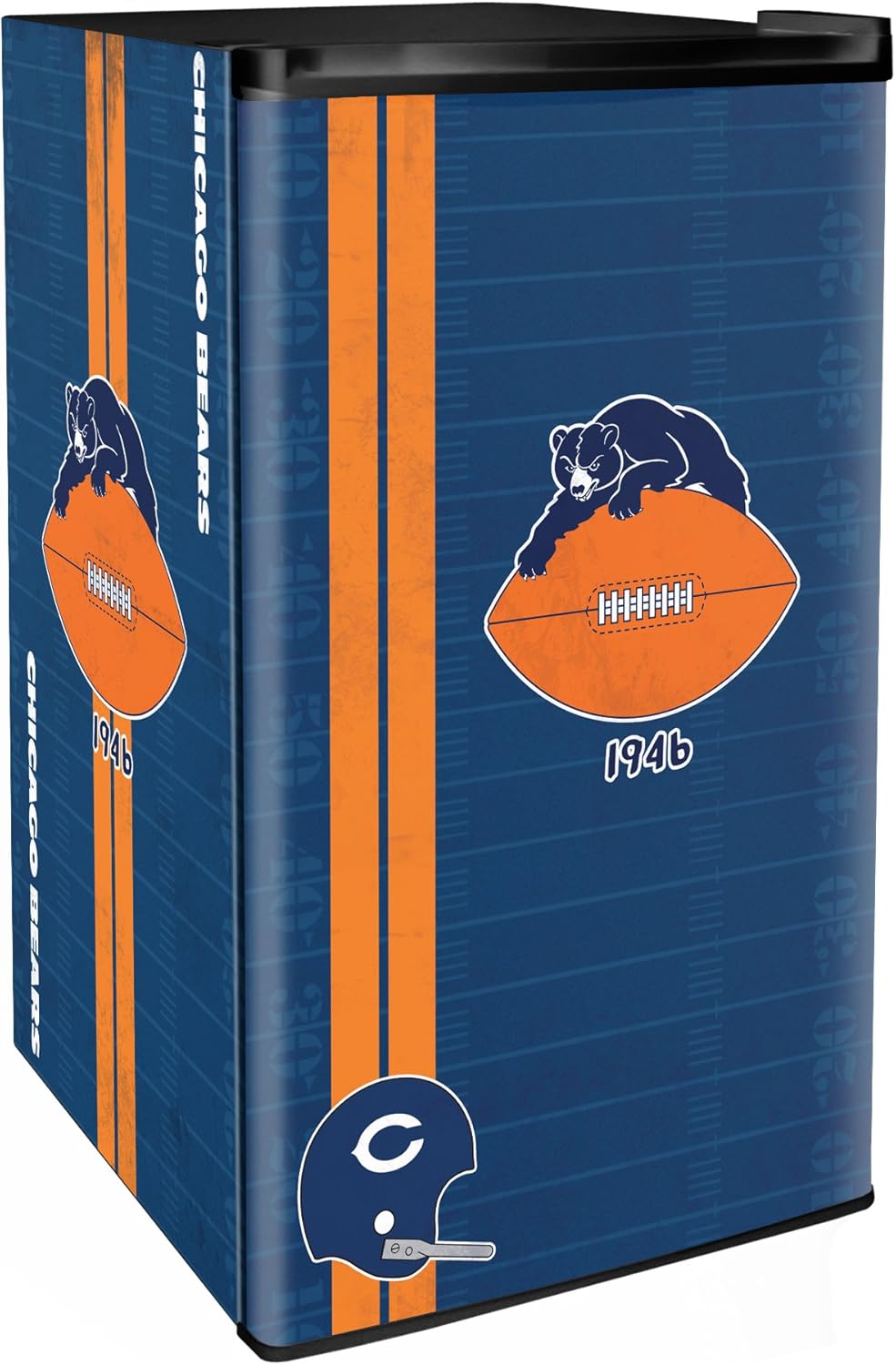 Amazon.com : NFL Chicago Bears Countertop Fridge, 3.2 cu. ft, Blue ...