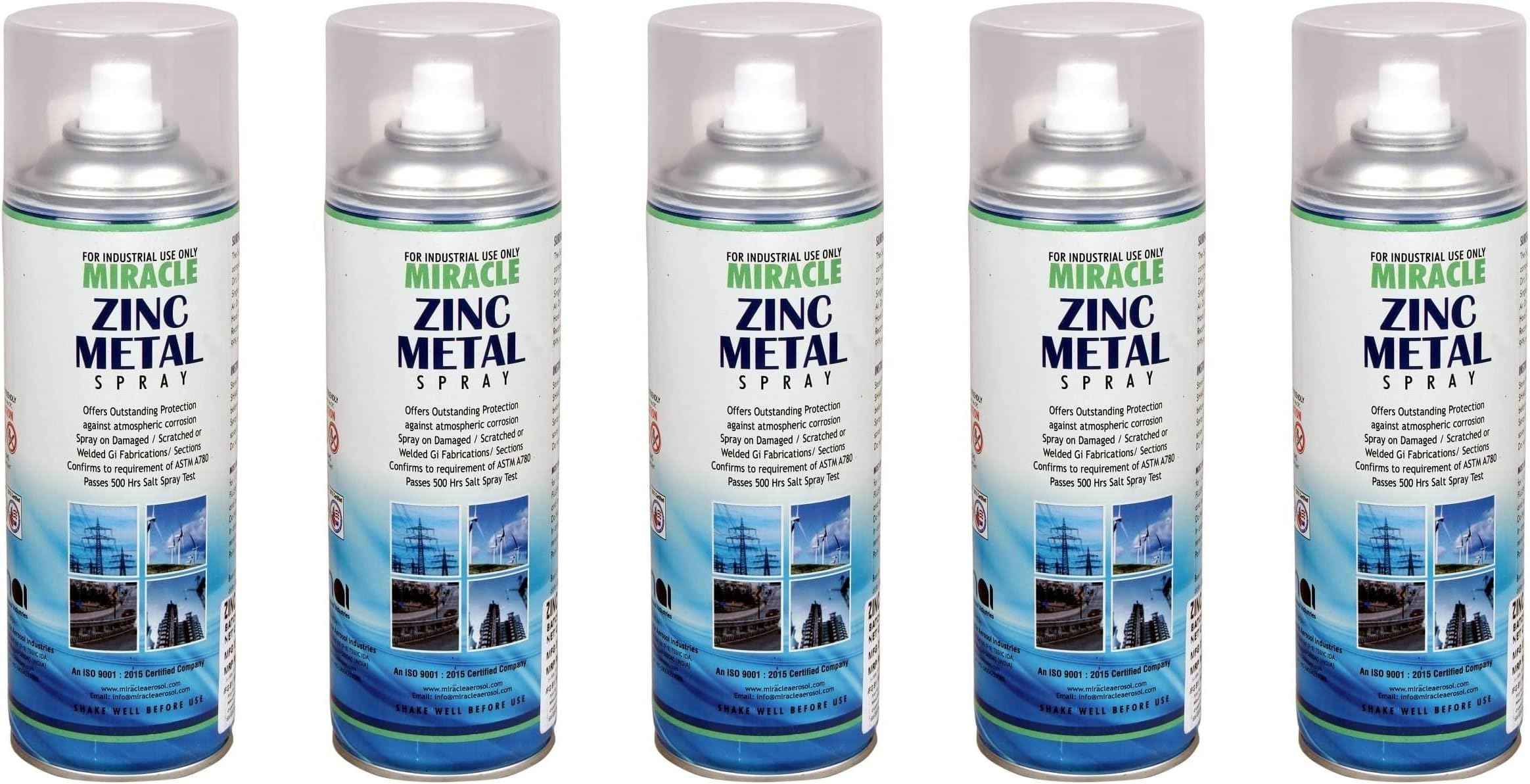 Cold Galvanising Zinc Spray Paint 500ml (pack of 5) : Amazon.in: Home ...