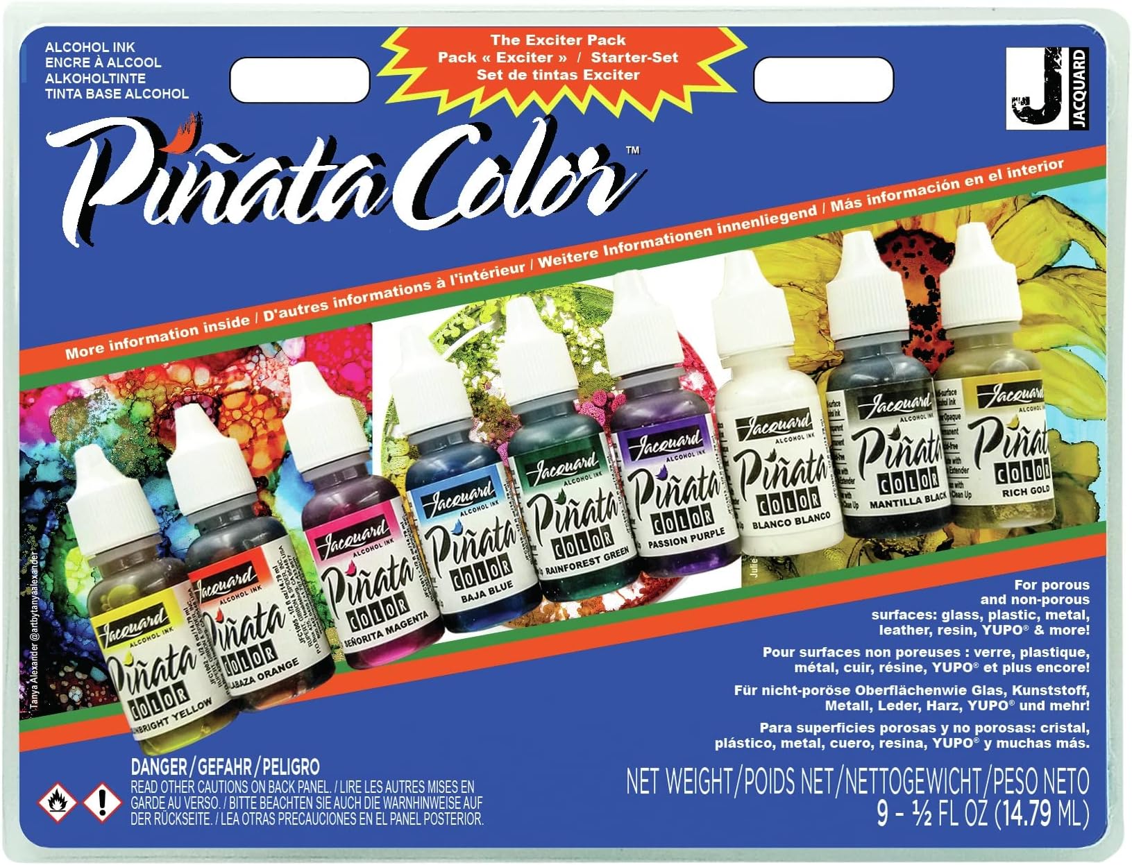 Pinata Color Overtones Alcohol Ink Exciter Pack JAC9918 : Amazon.co.uk ...