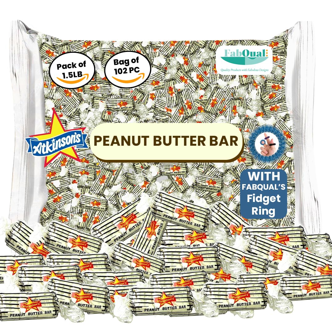 Amazon.com : FabQual's Pack Of 1.5 Lb Atkinson Candy Atkinson Peanut ...