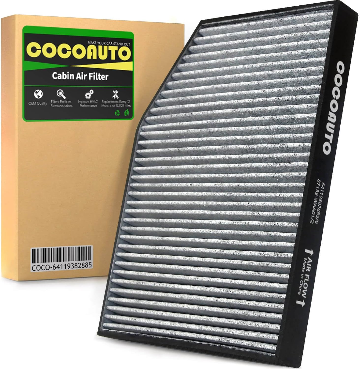 Amazon.com: COCOAUTO Cabin Air Filter for BMW X3 (2018-2024), X4 330i ...
