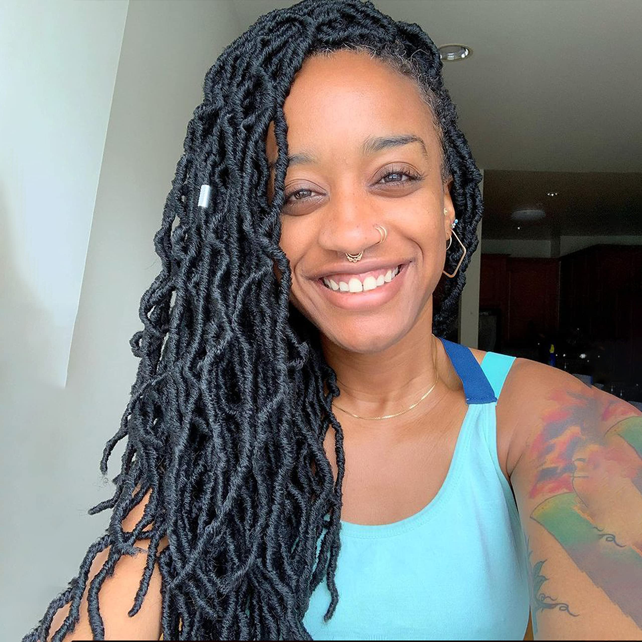 Faux Locs 18 Inch New Soft Locs Pre Looped Faux | Desertcart INDIA