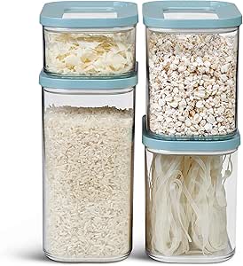 Amazon.com: Mepal Starter Set Storage Box Modula 4 pcs - Nordic green ...