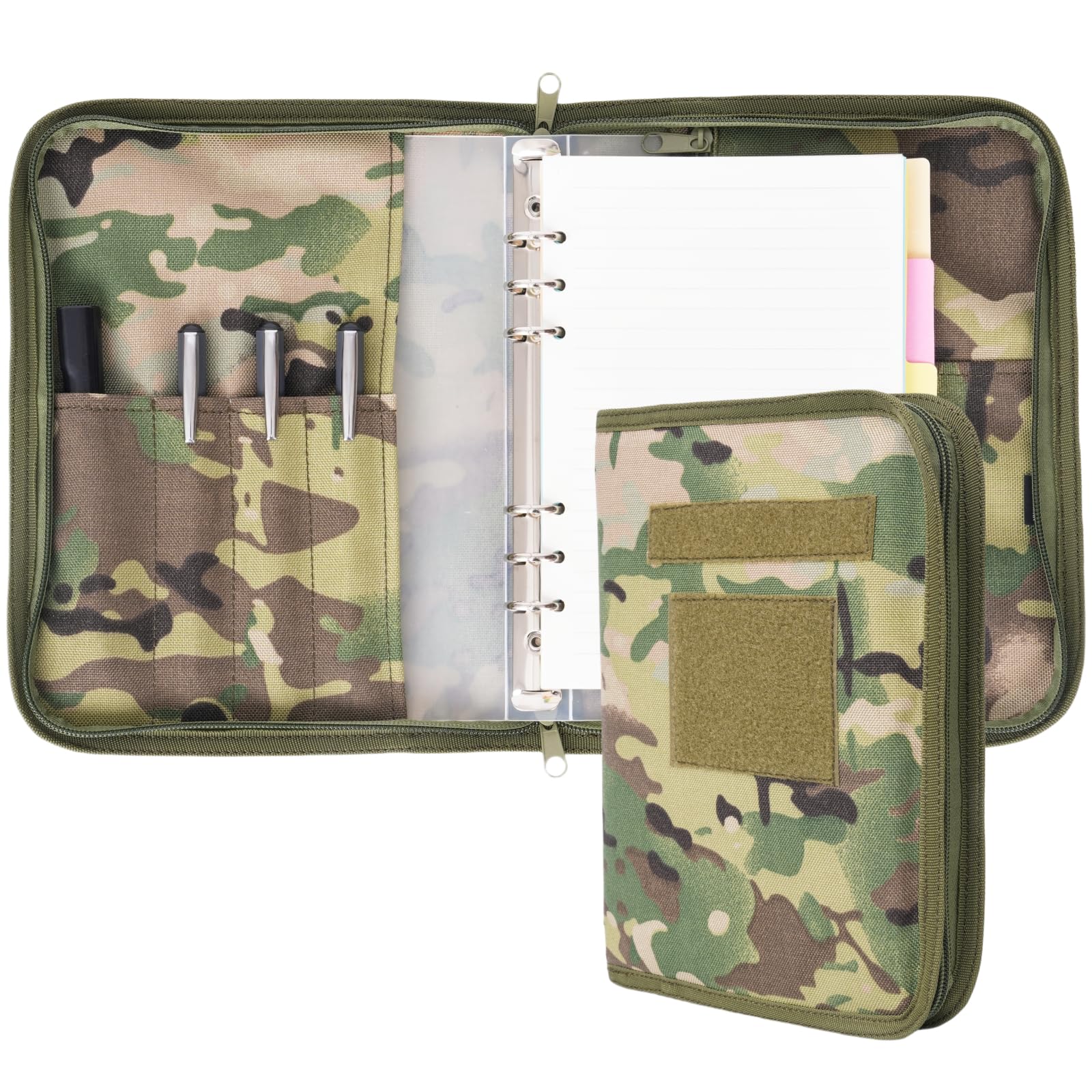 Amazon.com: Army Military Notebook Cover with 6 Ring Binder, Military ...