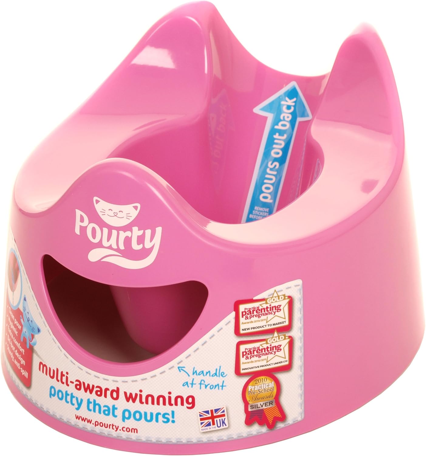 Pourty Easy-to-Pour Potty, Pink : Amazon.co.uk: Baby Products