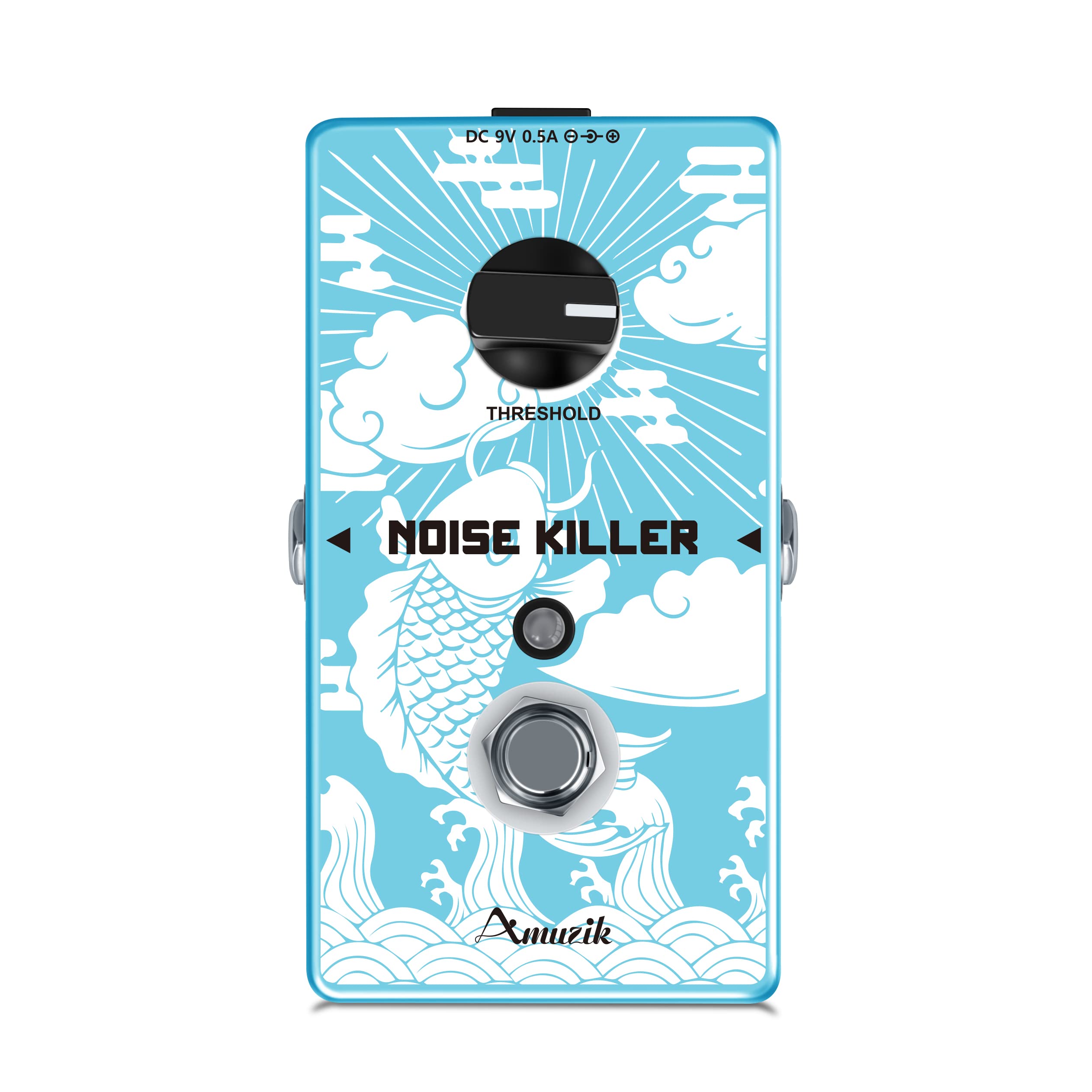 Snapklik.com : Amuzik Noise Killer Noise Gate Pedal - Multi-Effect Pedal
