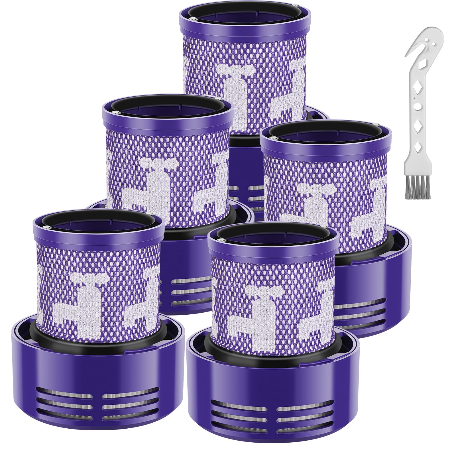 Snapklik.com : 5 Pack V10 Filters Replacement For Dyson Cyclone Series ...