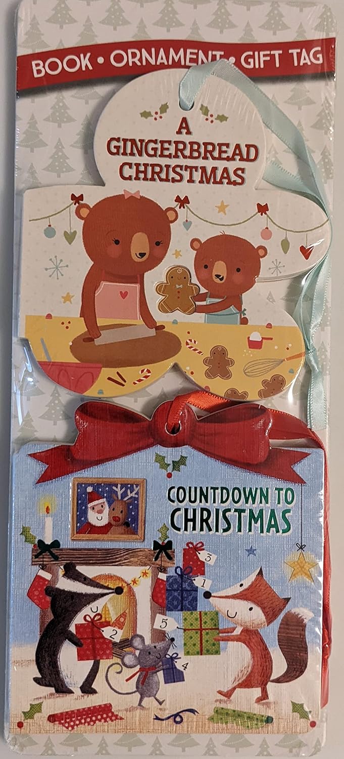 Amazon.com - A Gingerbread Christmas & Countdown to Christmas Hard Book ...
