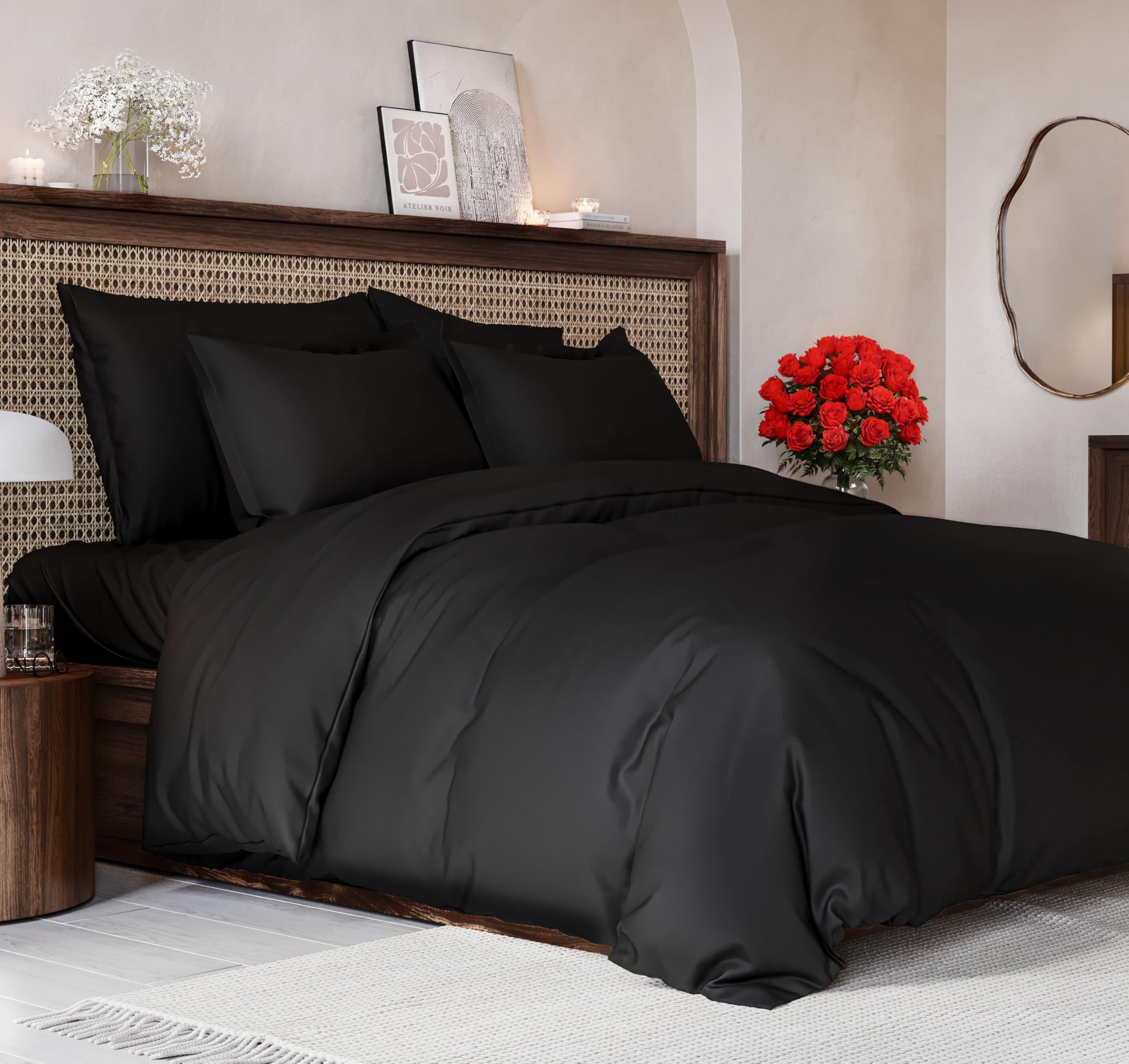 Amazon.com: Duvet Cover Cal King Size Set - Extra Soft Cal King Size ...