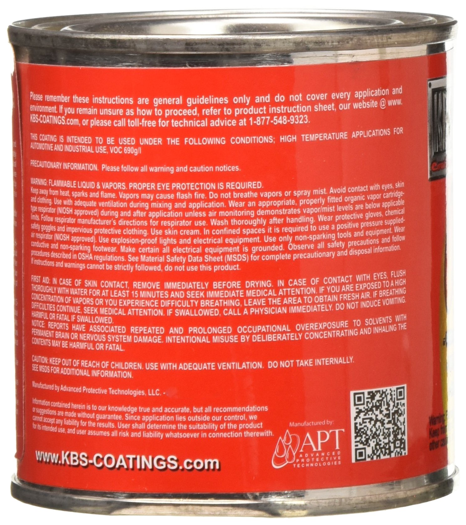 Snapklik.com : KBS Coatings 65210 Flame Blue Xtreme Temperature Coating