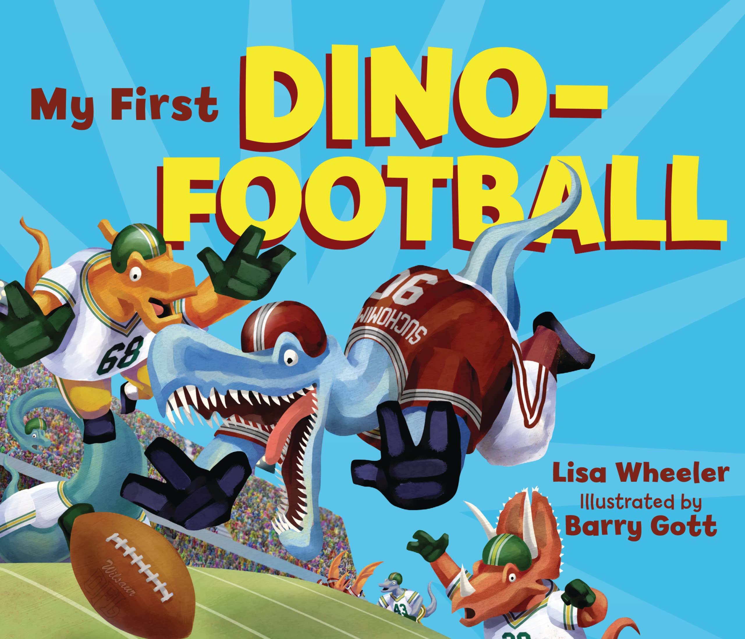 My First Dino-Football (Dino Board Books): Amazon.co.uk: Wheeler, Lisa ...