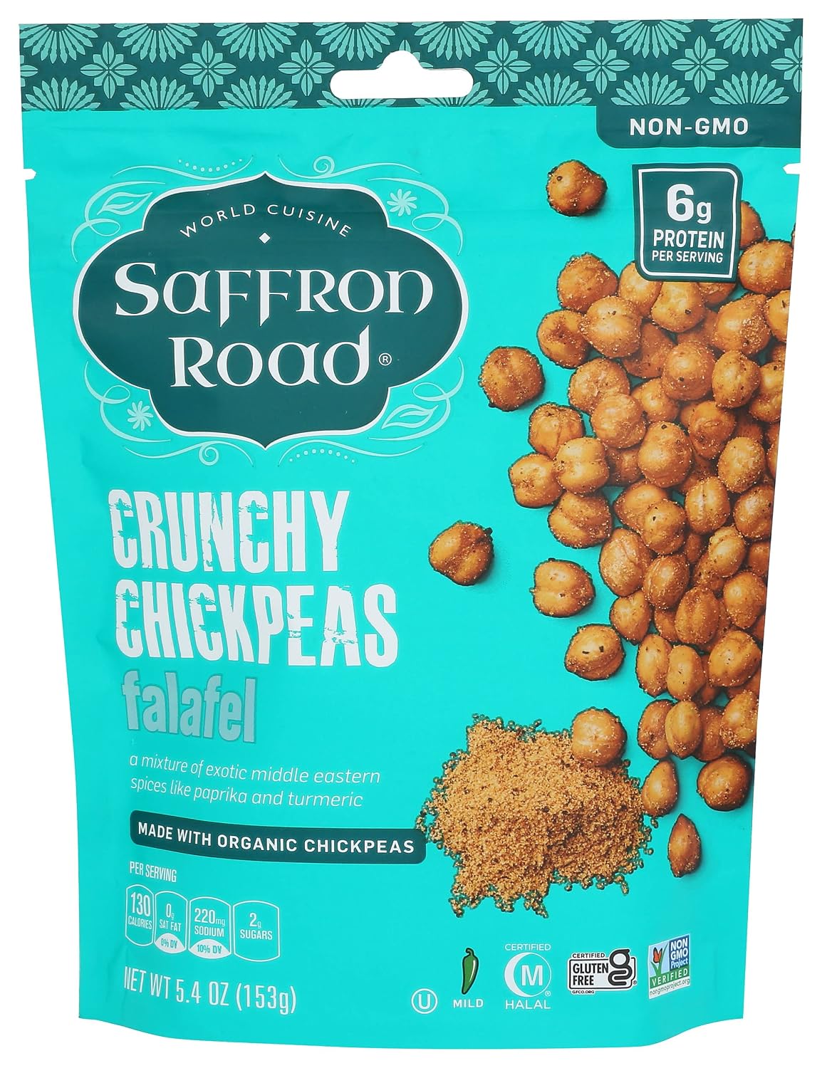 Amazon.com: Saffron Road Falafel Crunchy Chickpea Snack, 6oz - Gluten ...