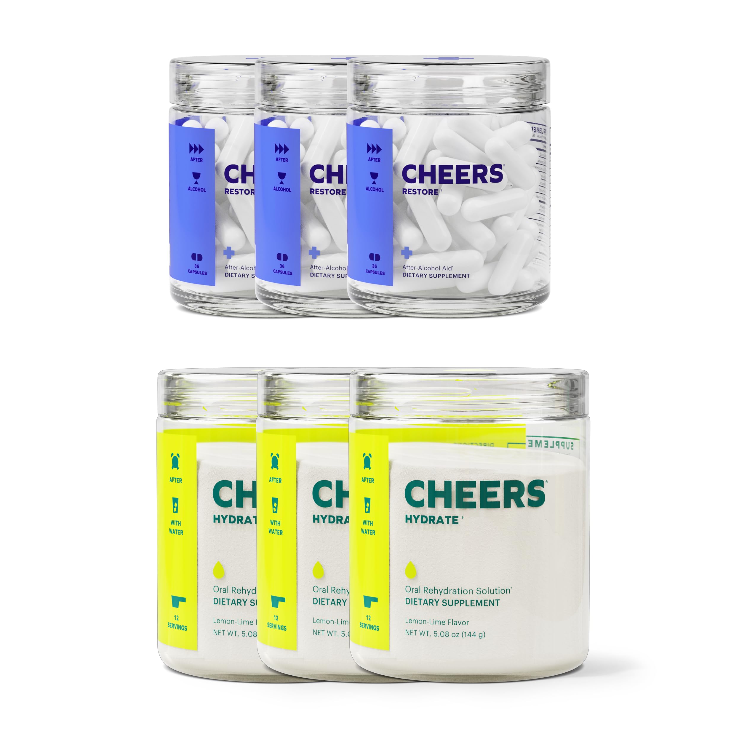 Amazon.com: Cheers Classic Combo | Restore + Hydrate | Rehydrate & Feel ...