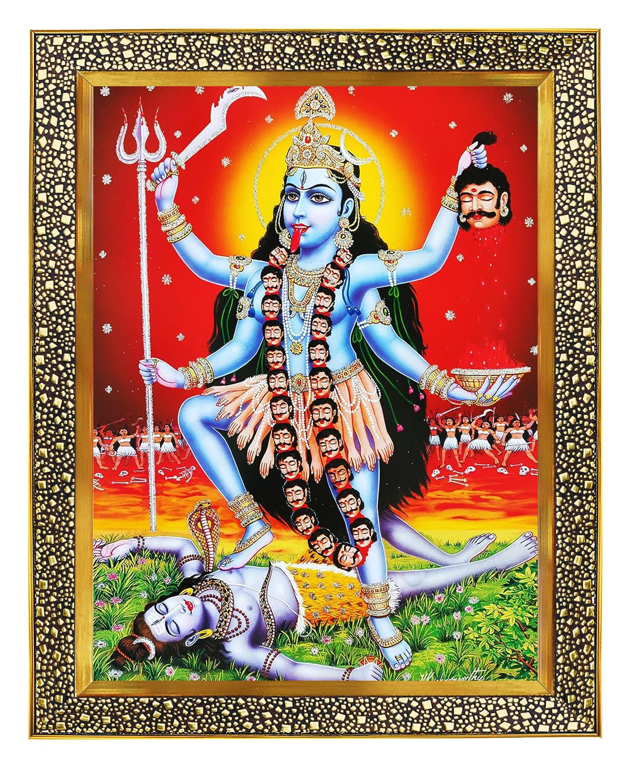 Khanna Goddess Kali Maa Kali Mahakali Maa Standing On Shiva ...