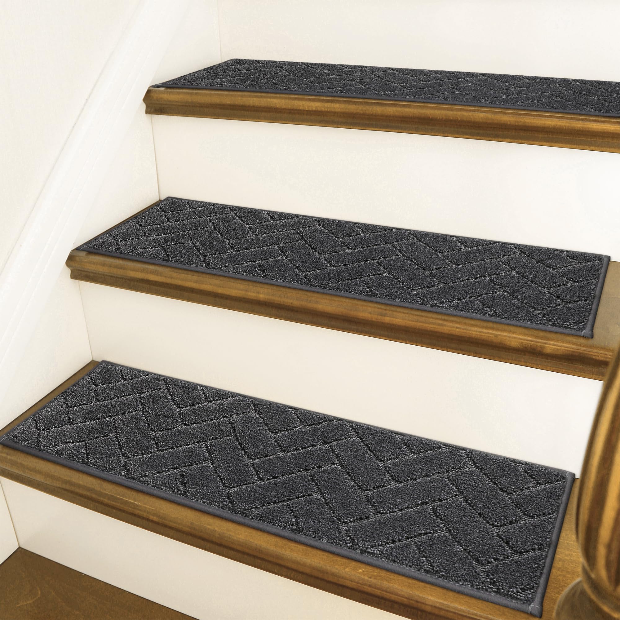 Snapklik.com : BEQHAUSE Stair Treads Non Slip Stair Runners Step Carpet ...