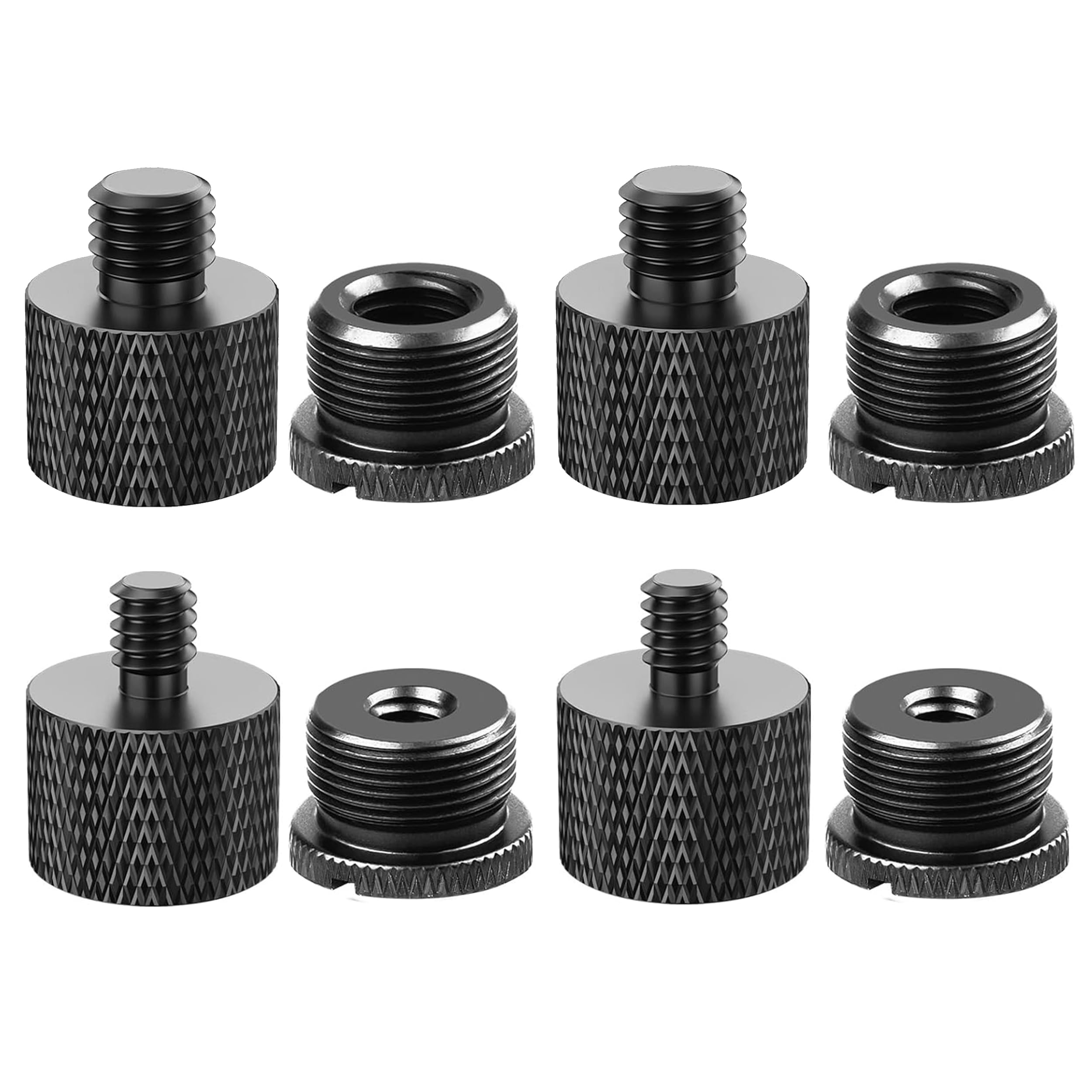 Amazon.com: IXTECH Mic Stand Adapter Set 8 pieces Metal Microphone ...