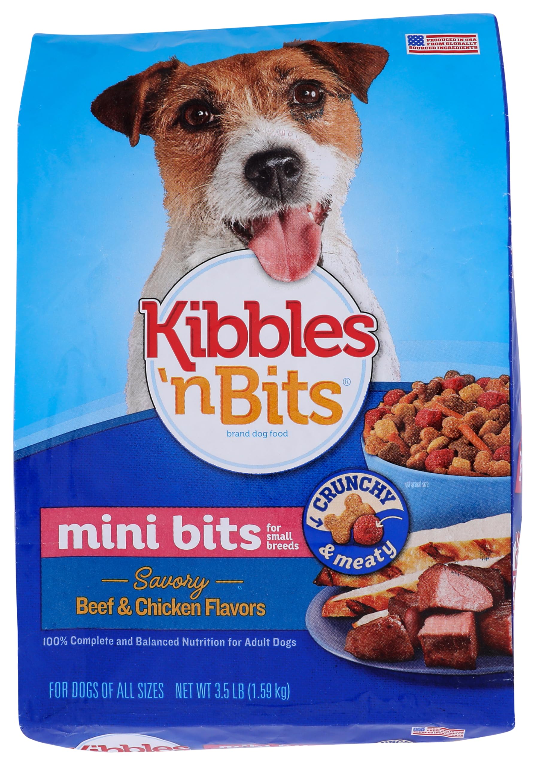 Kibbles N Bits Logo Kibbles N Bits Dog Food, Small Breed, Savory Beef