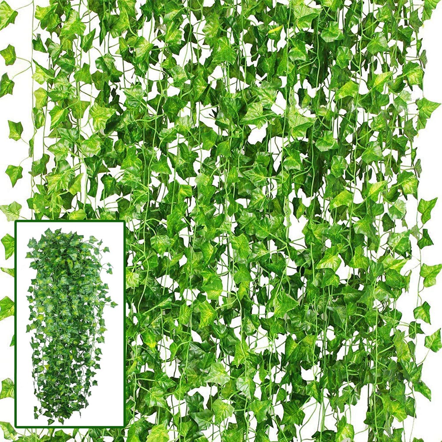 Amazon.com: 24 Pack Fake Vines for Bedroom - 168' of Realistic Wall ...