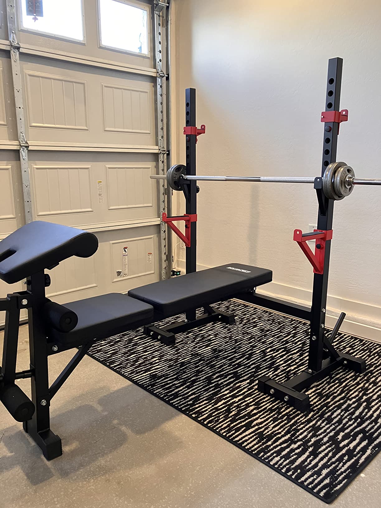 $30/mo - Finance Weight Bench with Squat Rack,Bongkim Adjustable Bench ...