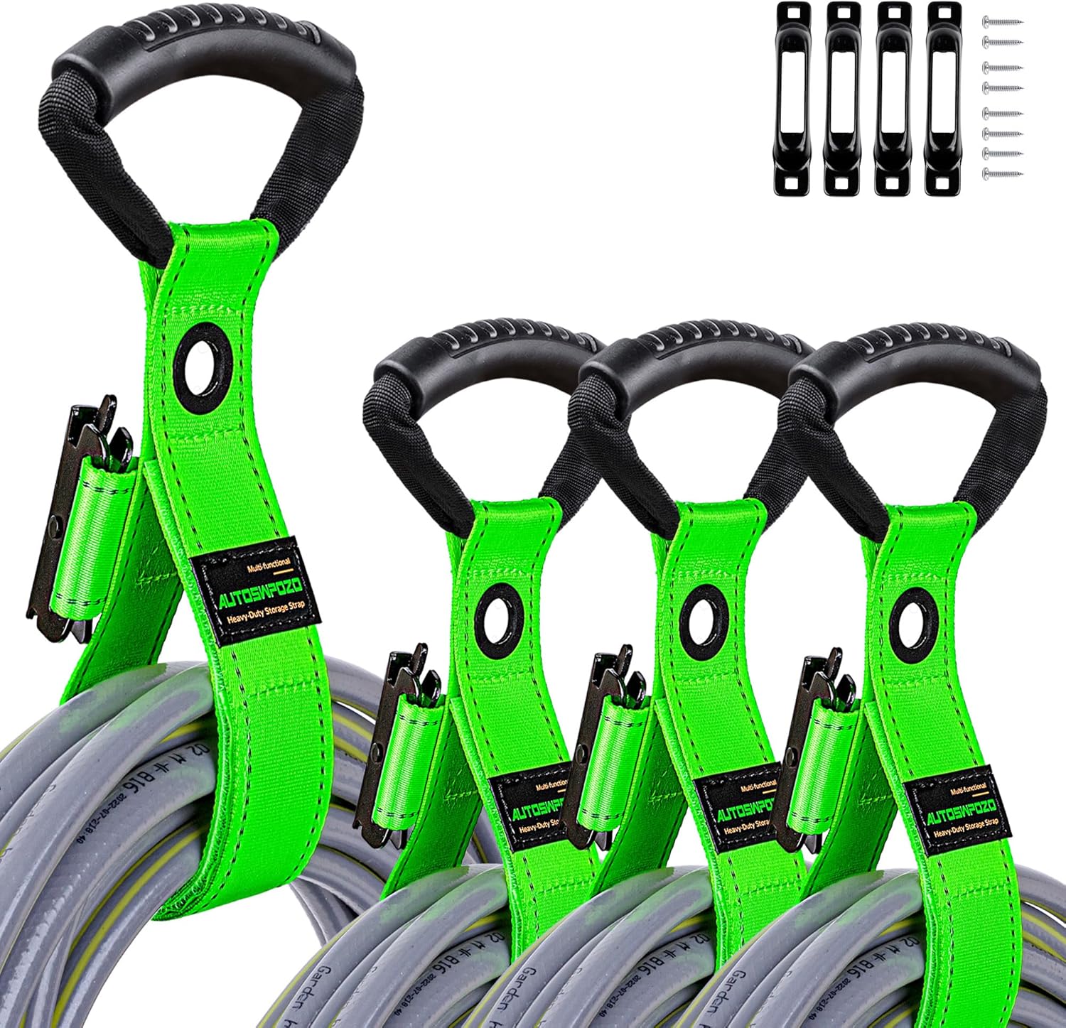 Amazon.com: AUTOSwpozo 4 Pack E-Track Extension Cord Organizer, Storage ...