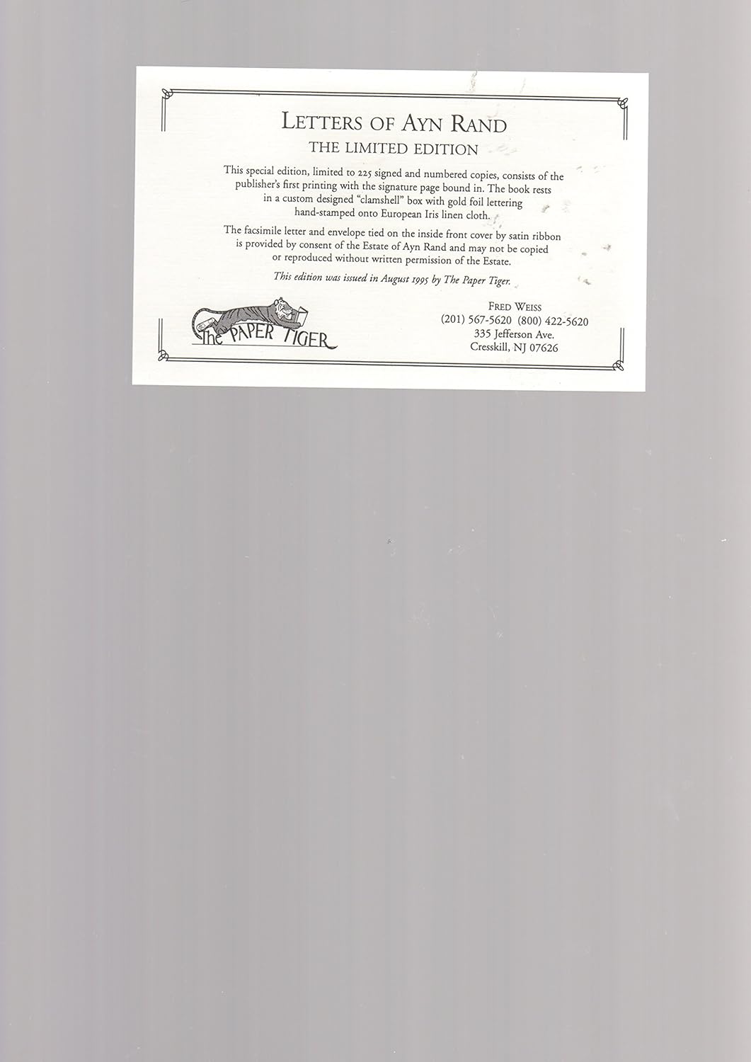 Letters of Ayn Rand: Ayn Rand, Michael S. Berliner: Amazon.com: Books