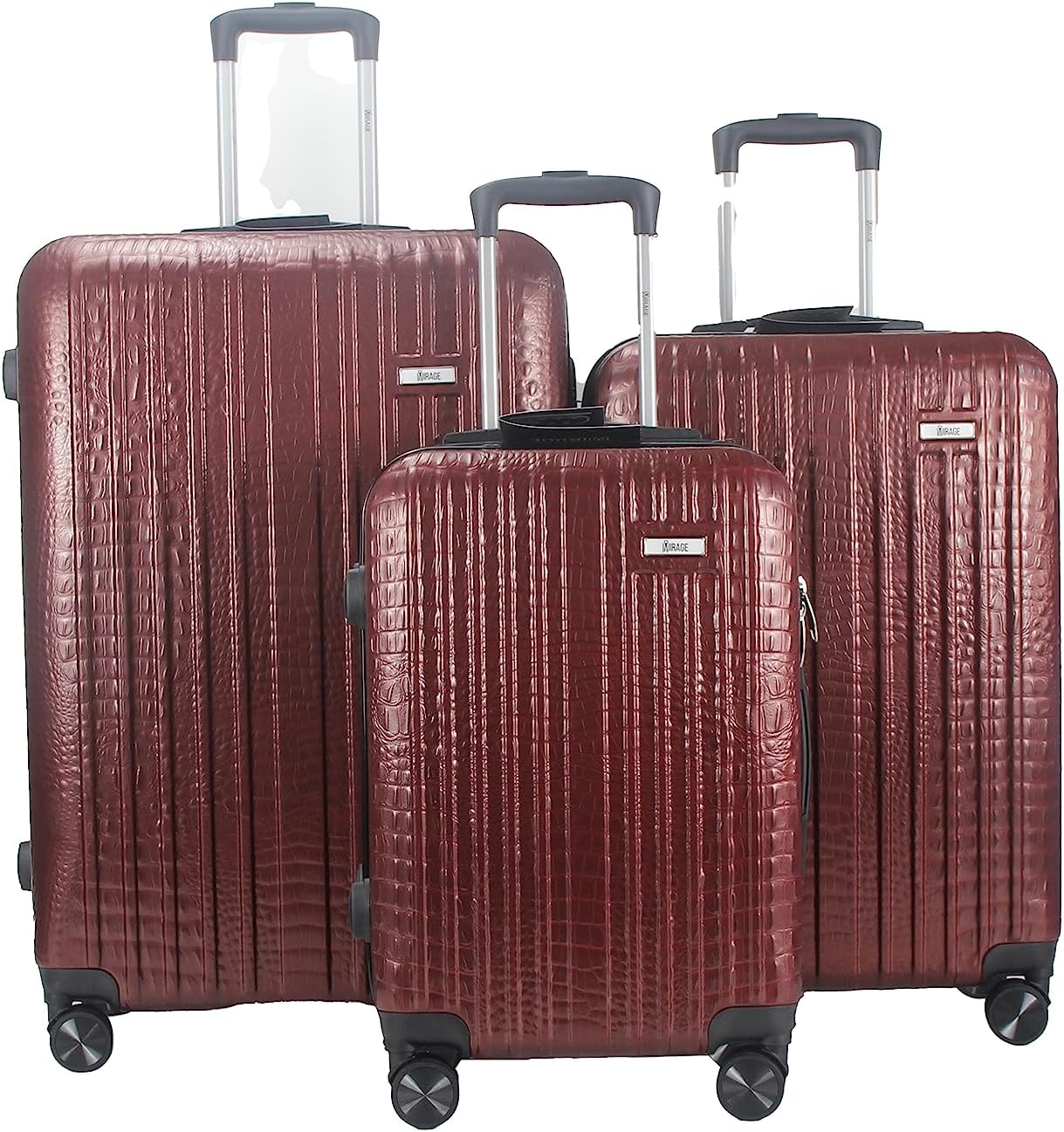 Amazon.com | Mirage Danae ABS Hard shell Lightweight 360 Dual Spinning ...