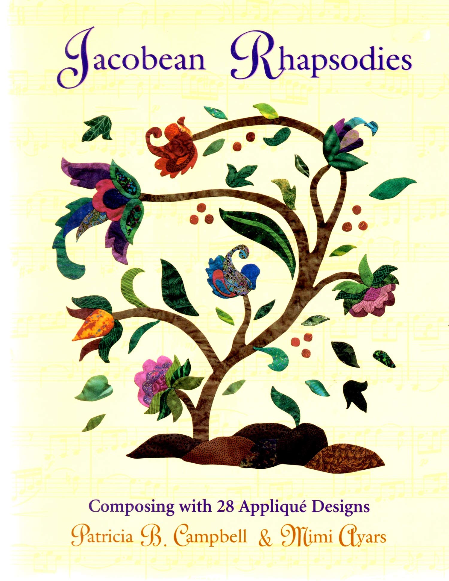Jacobean Flower Applique Patterns Rose Of Sharon — Anita Goodesign