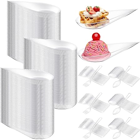 Amazon.com: Mini Disposable Appetizer Plates - 60 Pack 2.95 In. x 2.95 ...