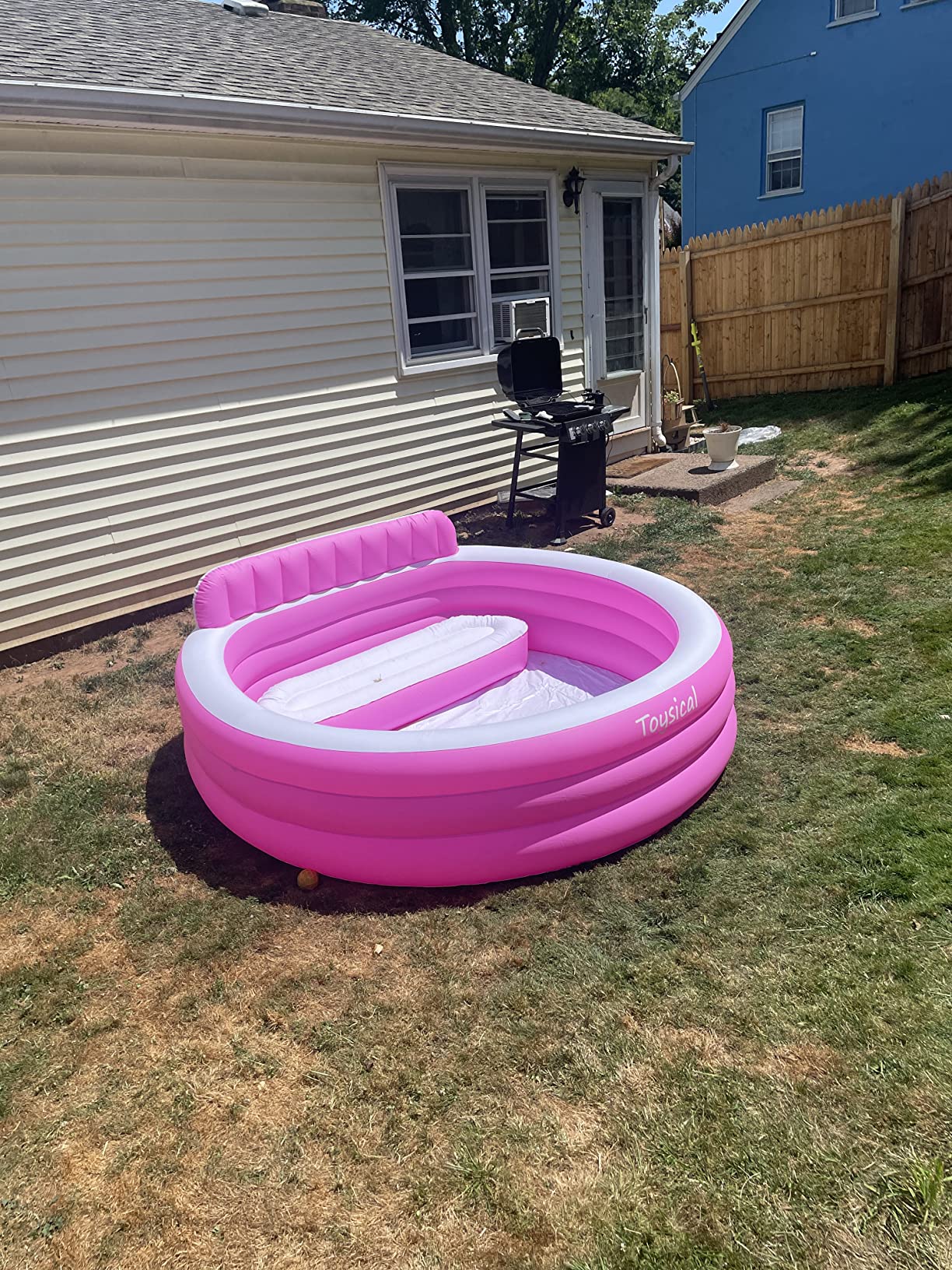 $17/mo - Finance Toysical Round Inflatable Pool - “88 x 85 x 21 ...