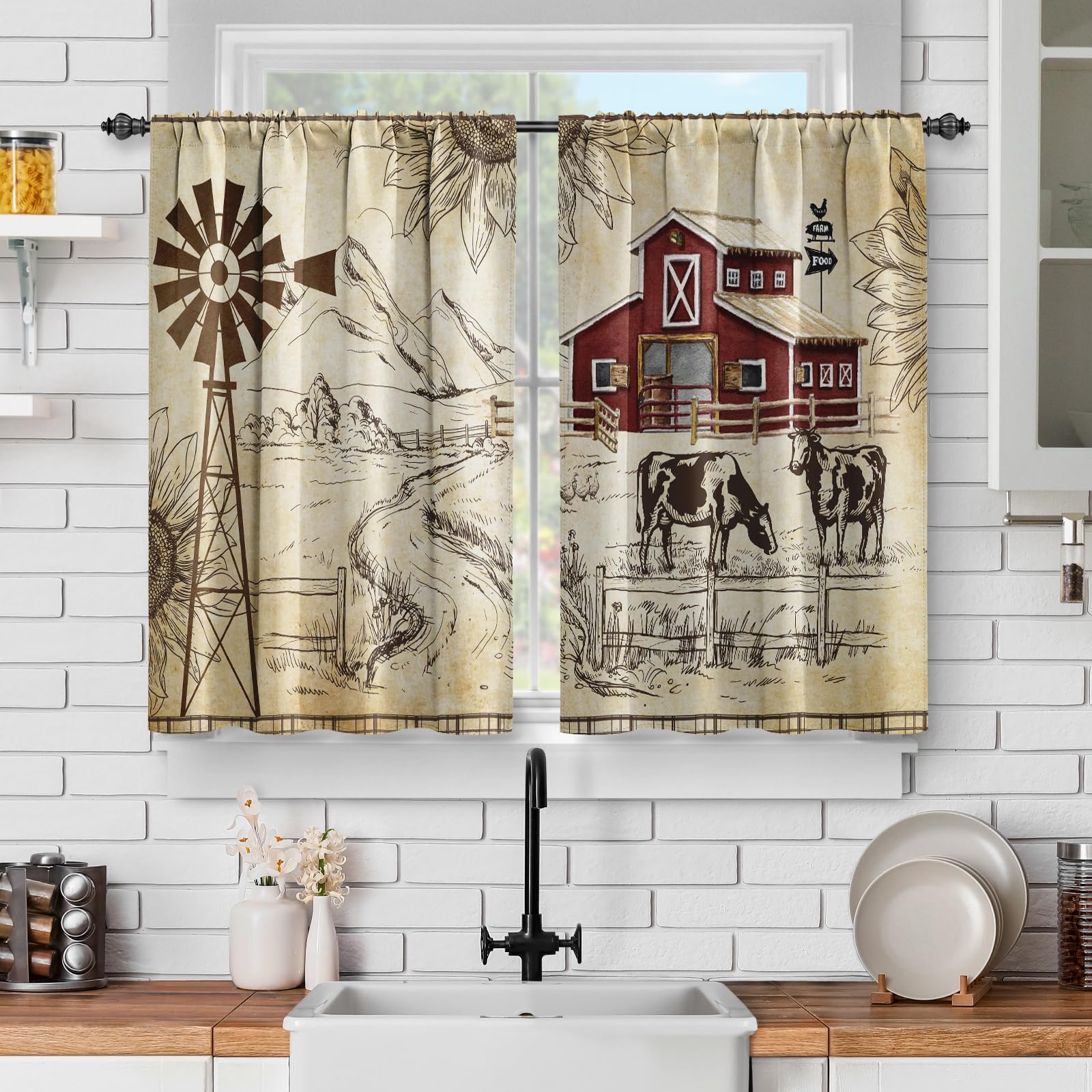 Rustic Kitchen Curtains 11 Unique Ways To Decorate With Curtains