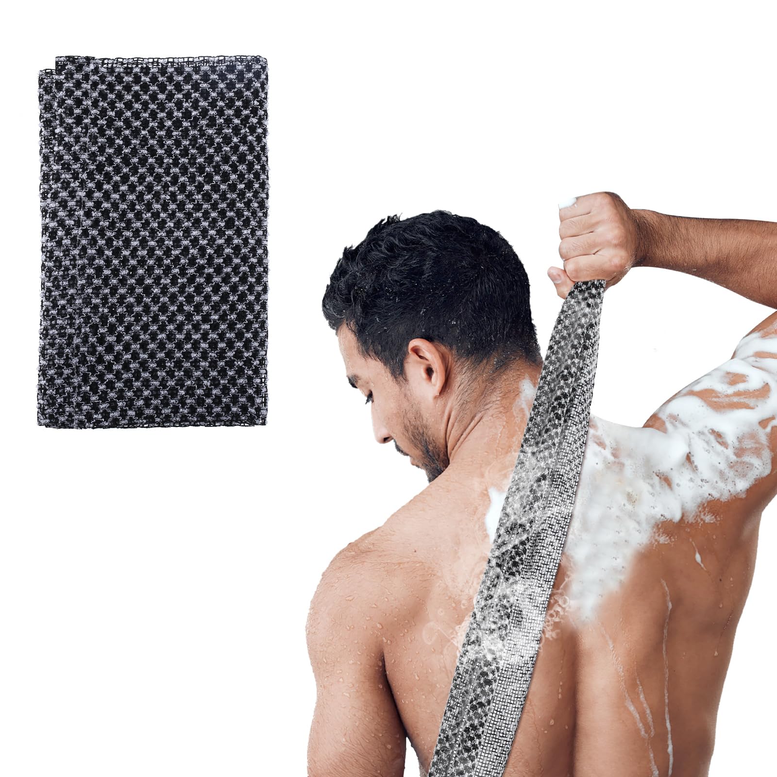 Sibba Back Scrubber Shower 1 PC Exfoliating Brush Body Exfoliator Long ...