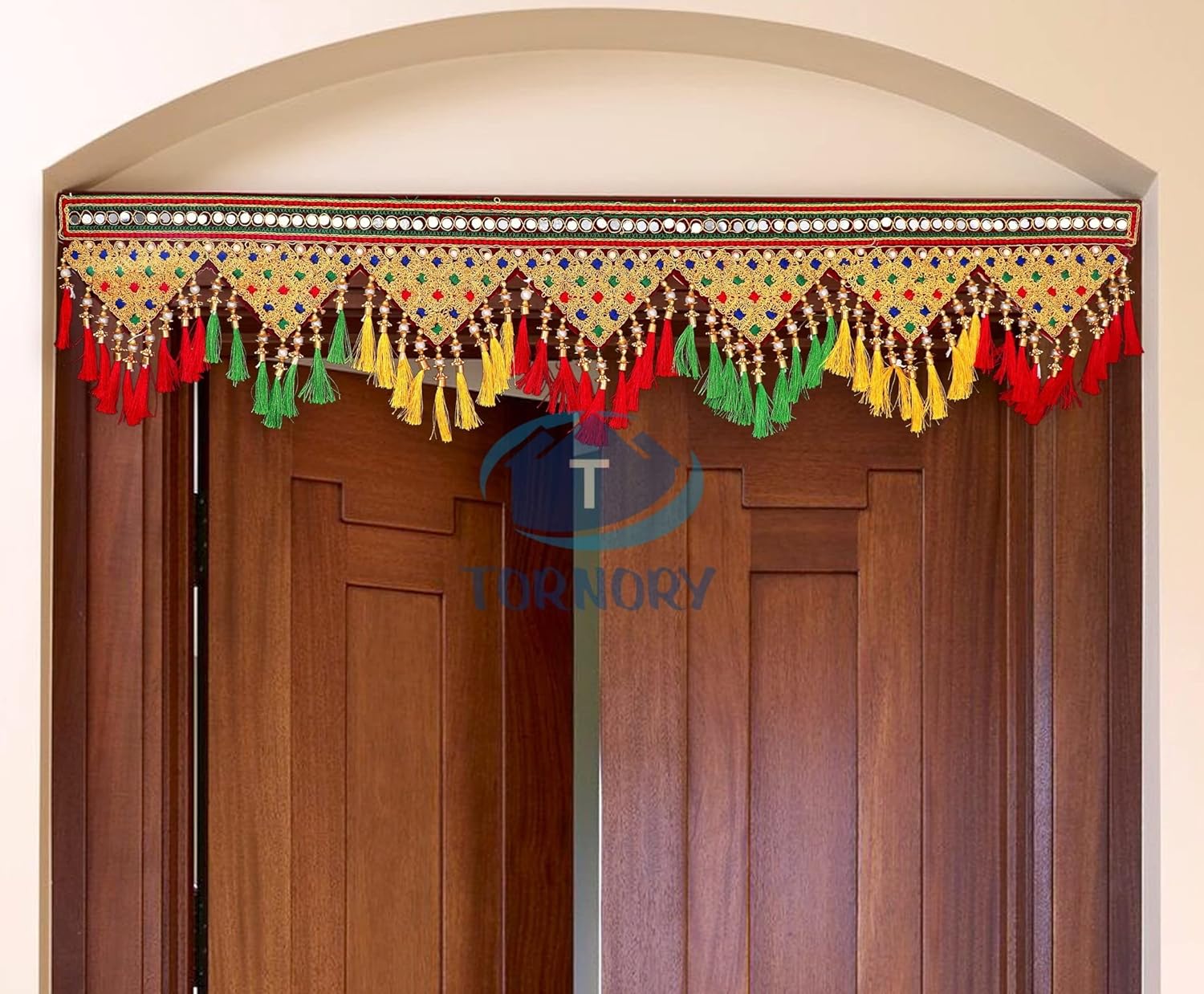 TORNORY Traditional Handmade Bandarwal for Entrance Decor/Wall Hanging ...