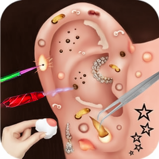 Ear surgery Simulator ASMR Doctor Game Ear Wax Salon - Hospital Games ...