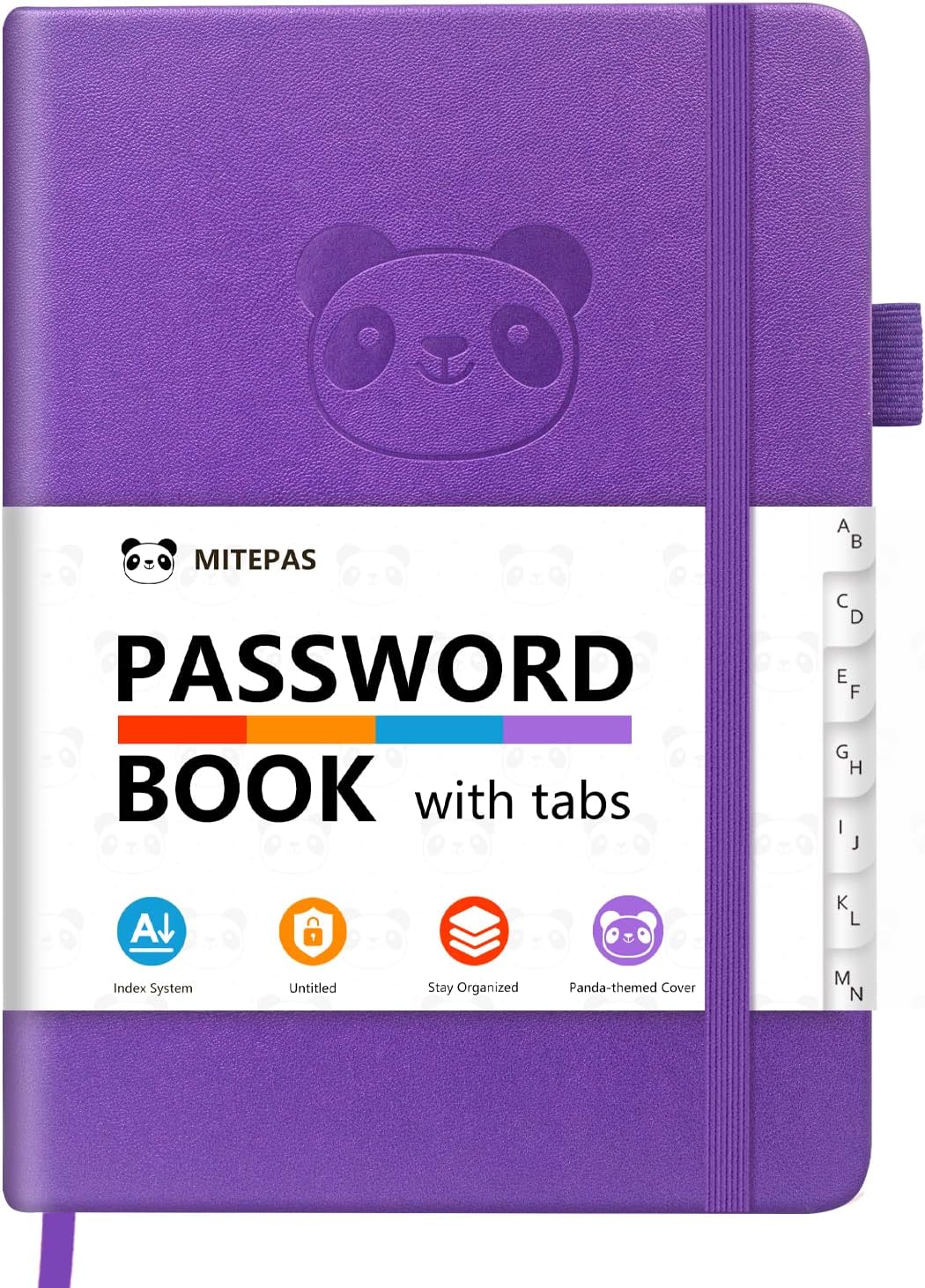 Amazon.com : molekaus Password Book with Alphabetical Tabs Small ...