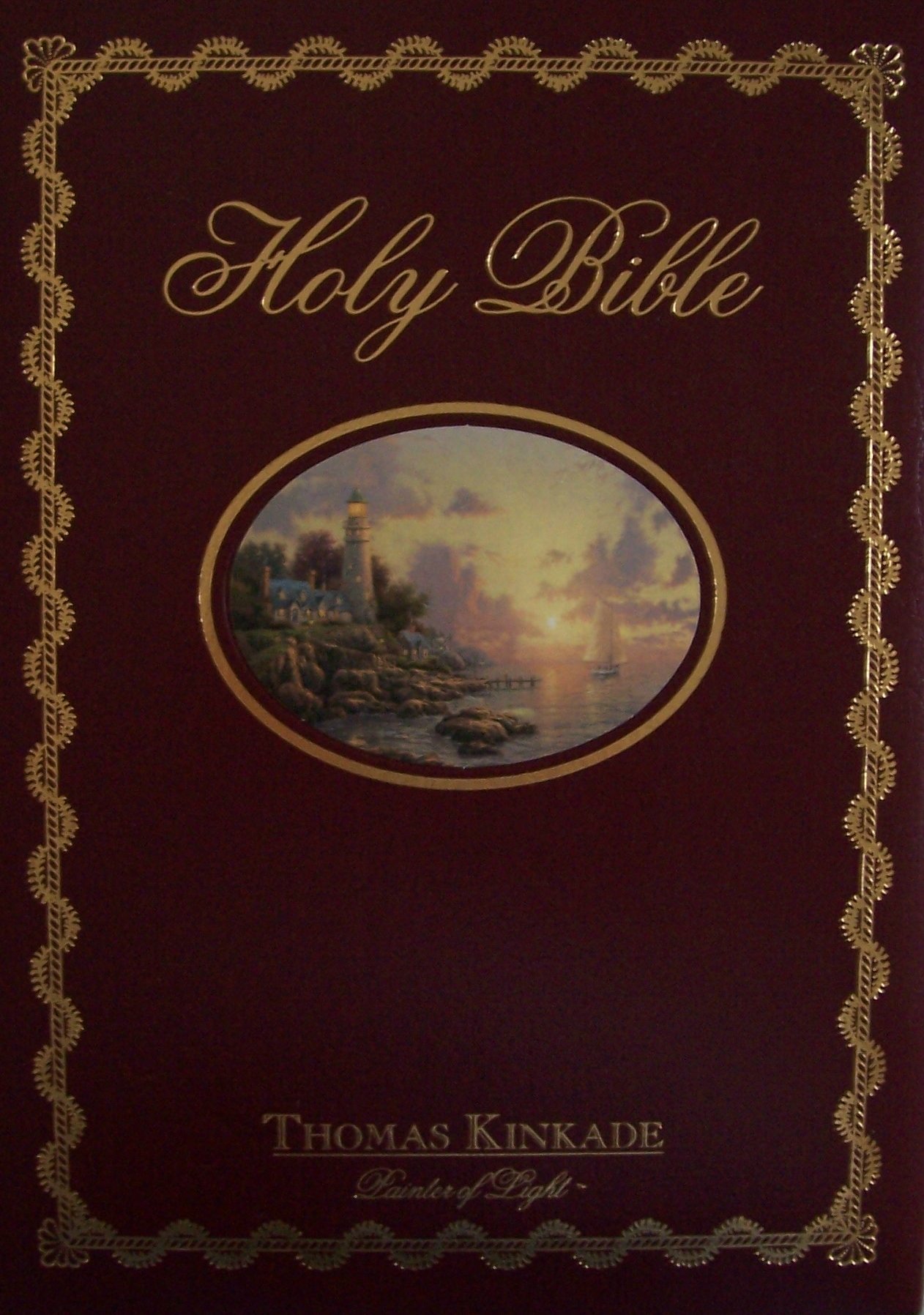 HOLY BIBLE, Thomas Kinkade; Painter of Light, New King James Version ...