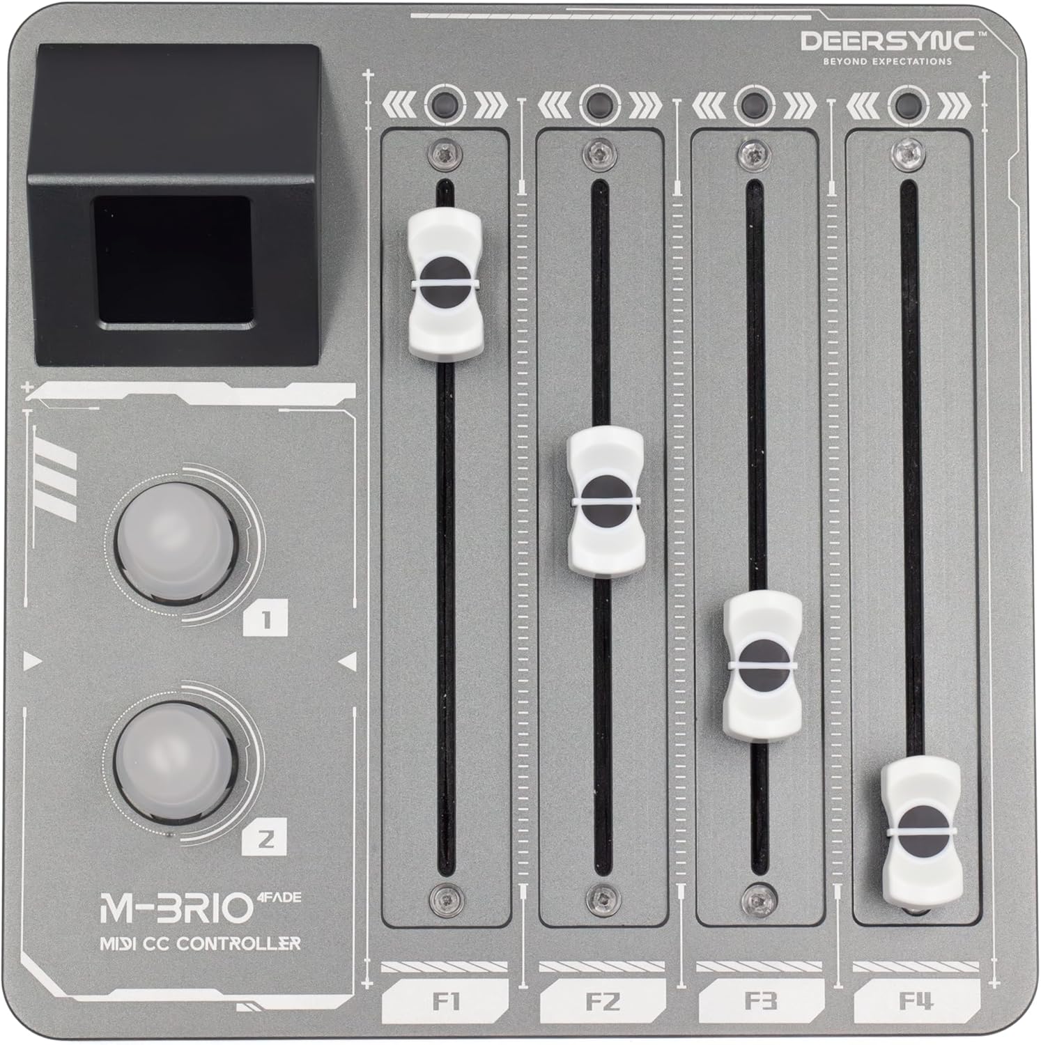 Amazon.com: Deersync M-BRIO-4FADE 4 Faders MIDI CC Controller : Musical Instruments