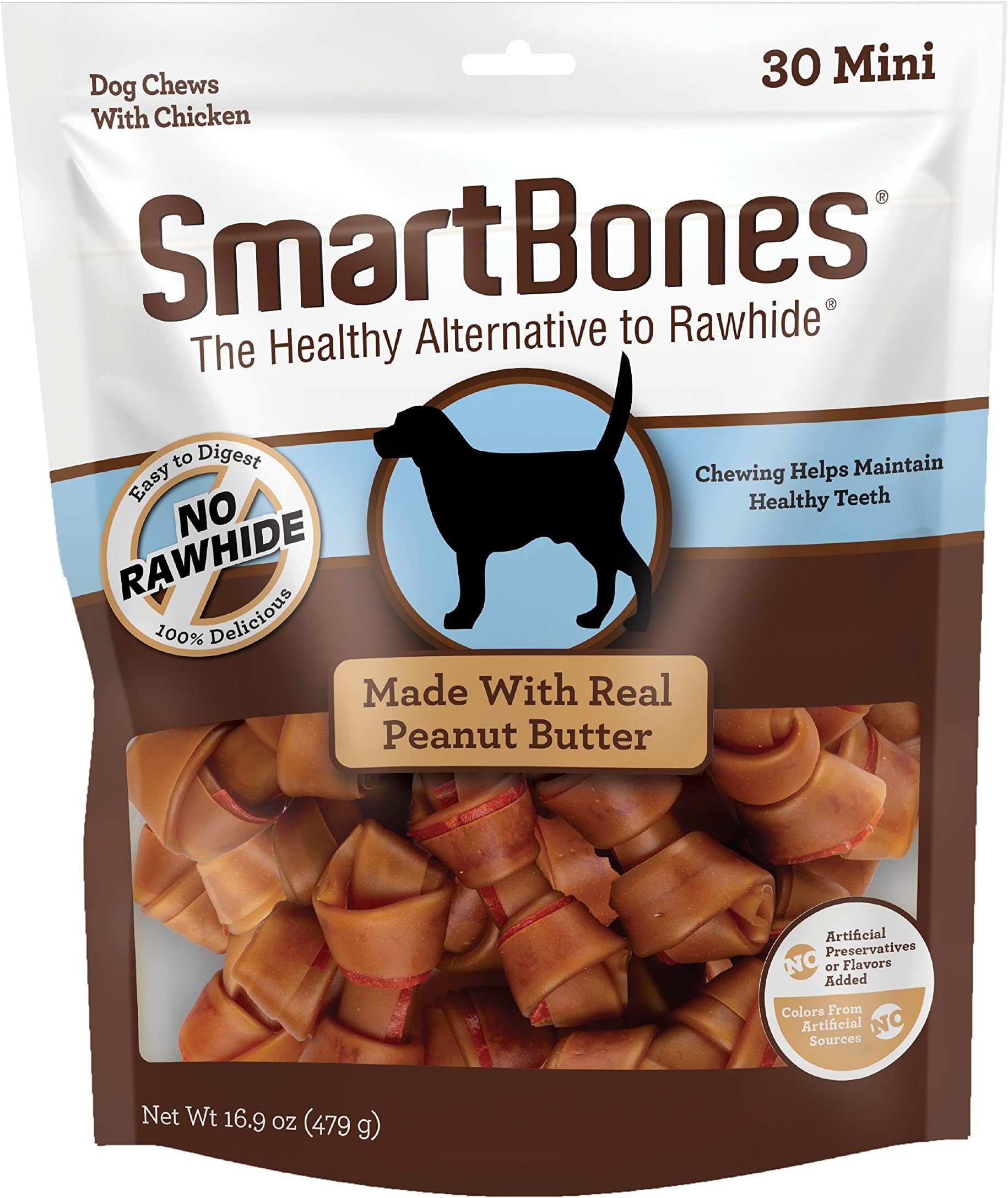 Amazon.com : (3 Pack) SmartBones Vegetable and Chicken Mini Bones with ...