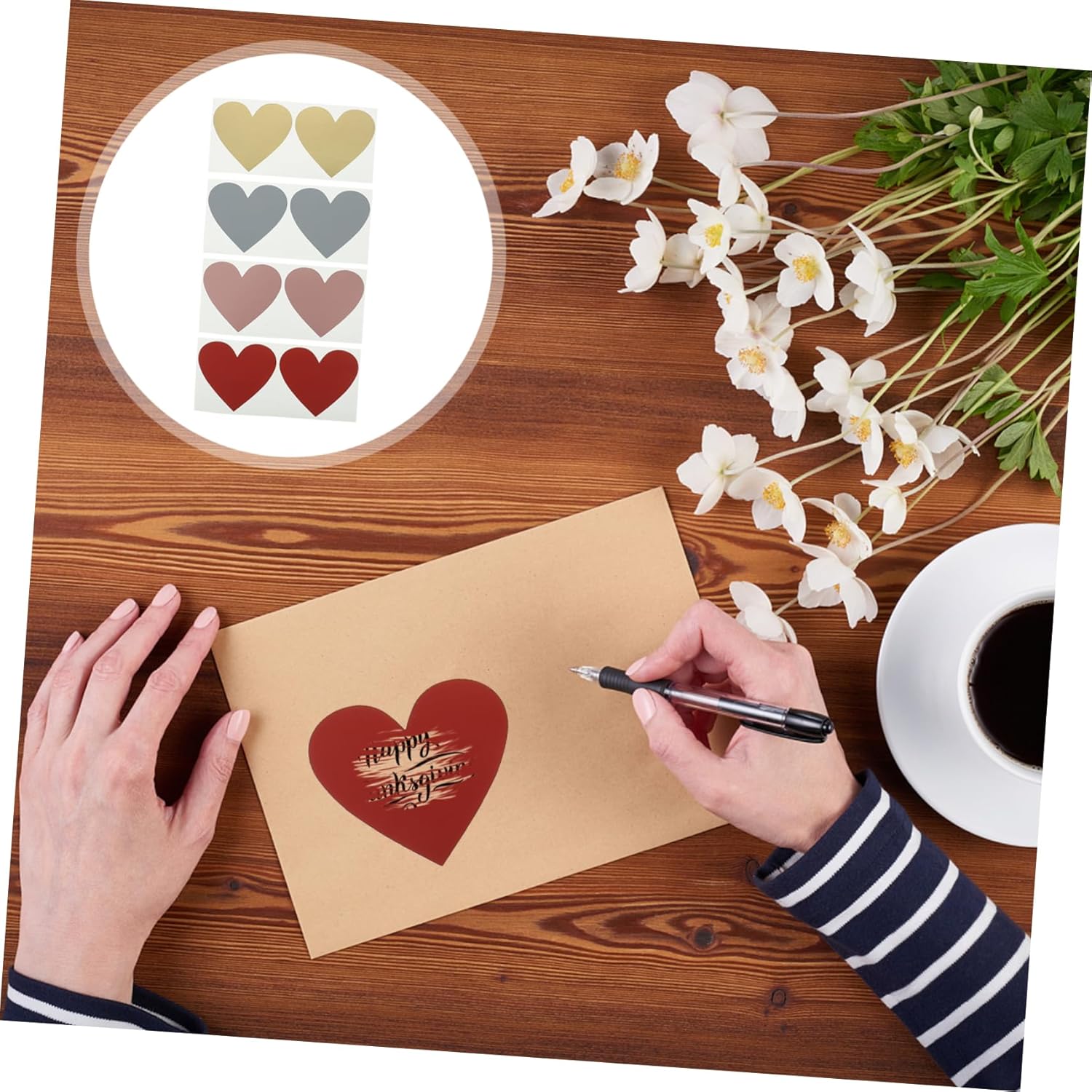 NUOBESTY 60 Sheets Scratch Coated Stickers Peel and Stick Stickers ...