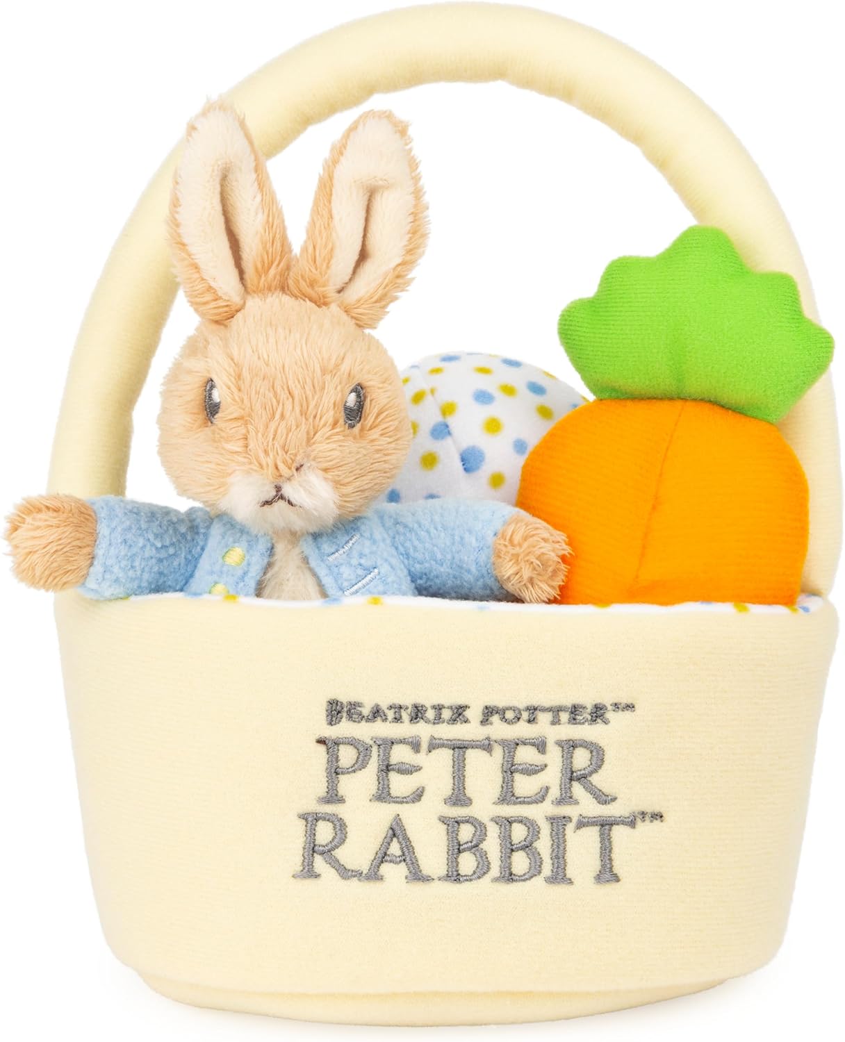 Amazon.com: GUND Beatrix Potter Peter Rabbit Easter Basket Sensory Toy ...