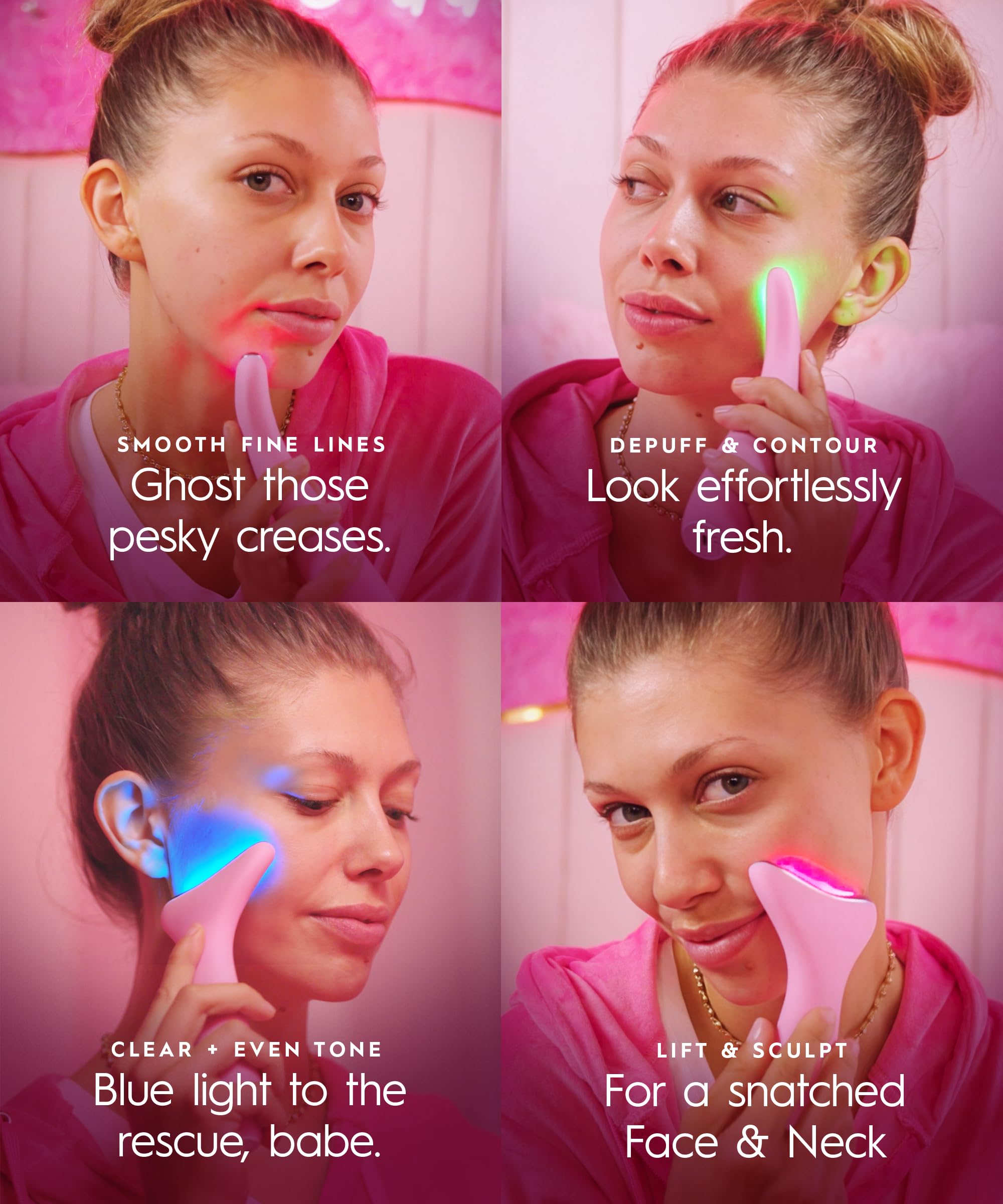 Snapklik.com : REVO Genie 3-in-1 Face & Neck Beauty Massager