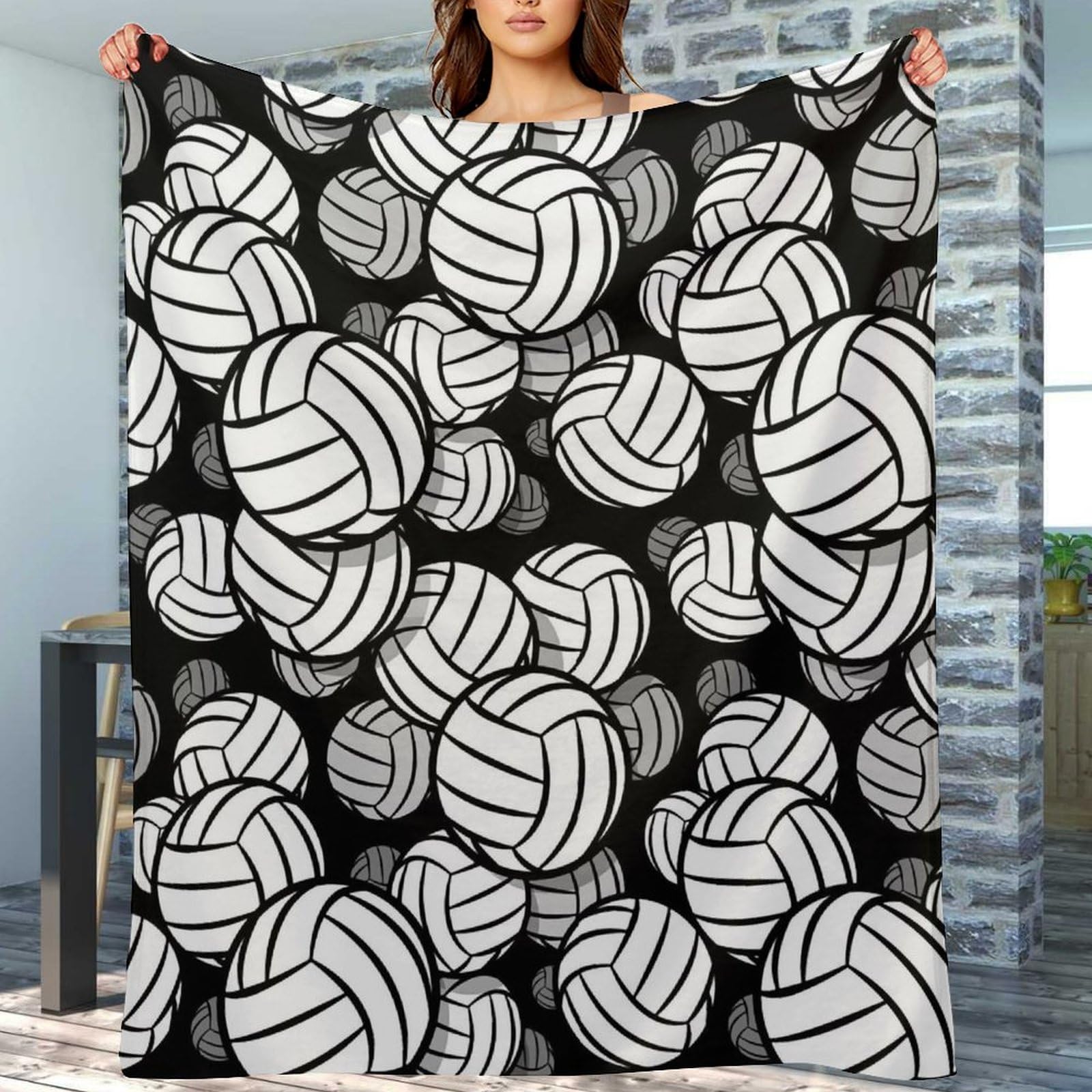 Amazon.com: ZTDYTUDW Volleyball Sports Blanket for Women Plush ...