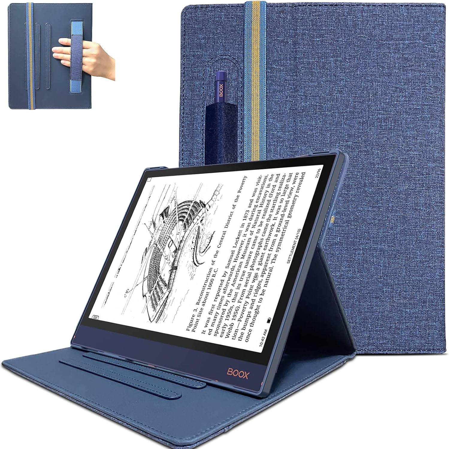 DONGZHU Étui pour BOOX Note Air 2 (2021) et BOOX Note Air 2 Plus (2022 ...