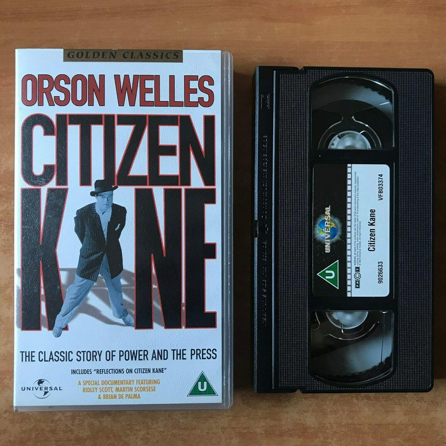 Amazon.com: Citizen Kane [VHS] : Orson Welles, Joseph Cotten, Dorothy ...