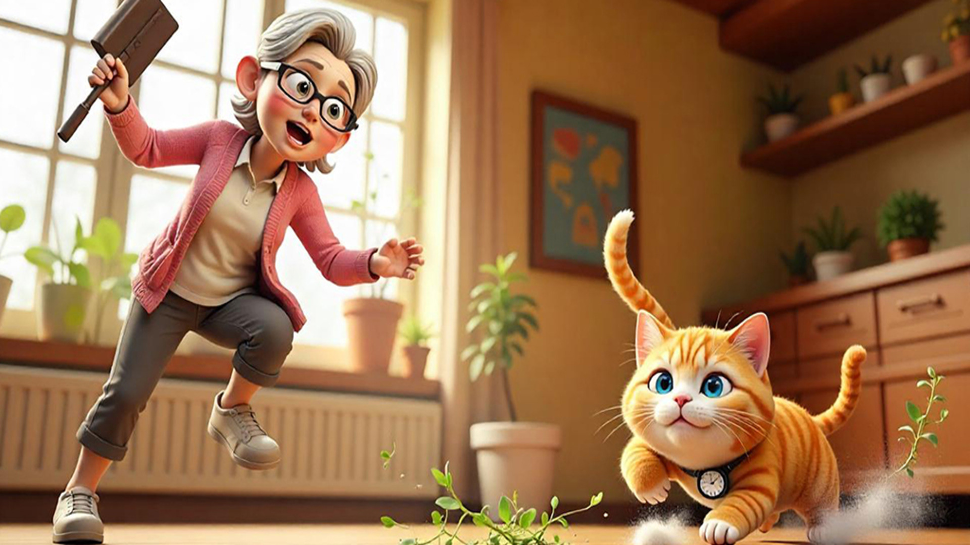 Cat Chaos : Gran vs Kitty Sim I Am Cat Simulator My Cat From Hell - Cat Chaos Prankster Game ...