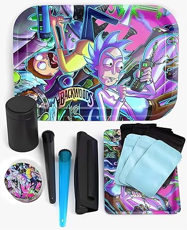 Amazon.com: Rolling Tray Set - Large & Small Trays Kit - Smoking ...