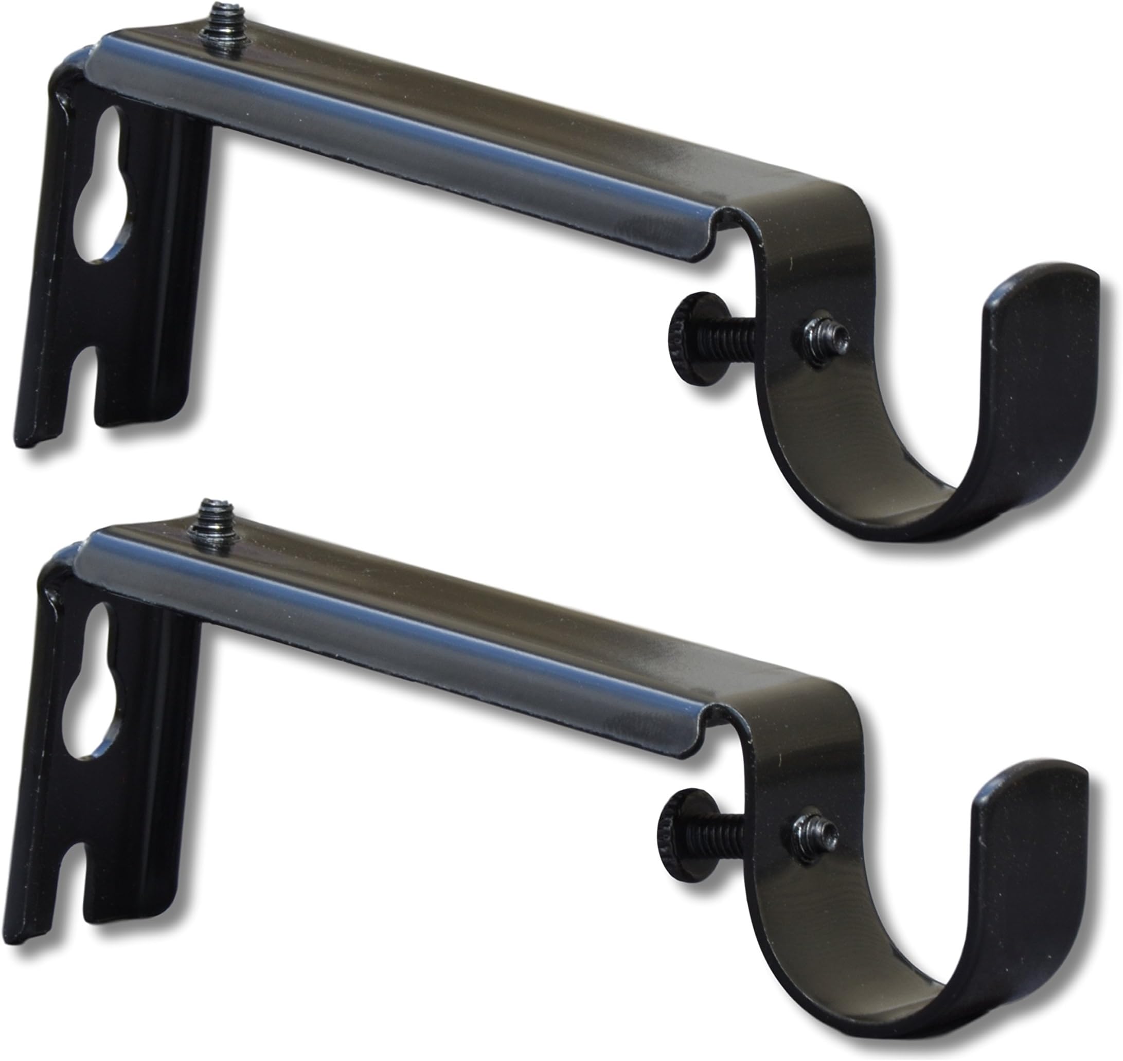 Amazon.com: Simply Sublime Adjustable Curtain Rod Extension Brackets ...