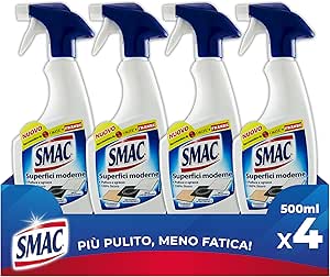 Smac - Sgrassatore Spray per Superfici Moderne e Delicate, Detergente ...