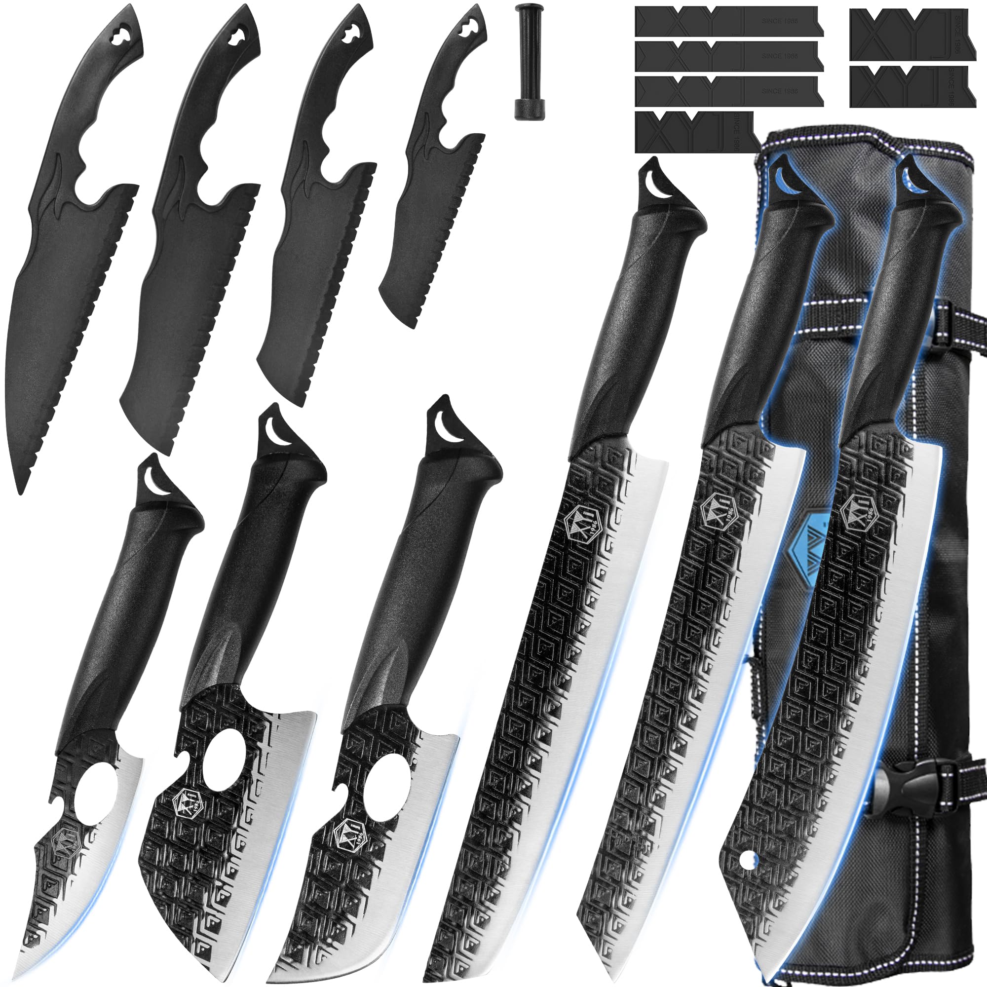 Amazon.com: XYJ Authentic Since 1986,6pcs Cooking Slice Knives Set ...