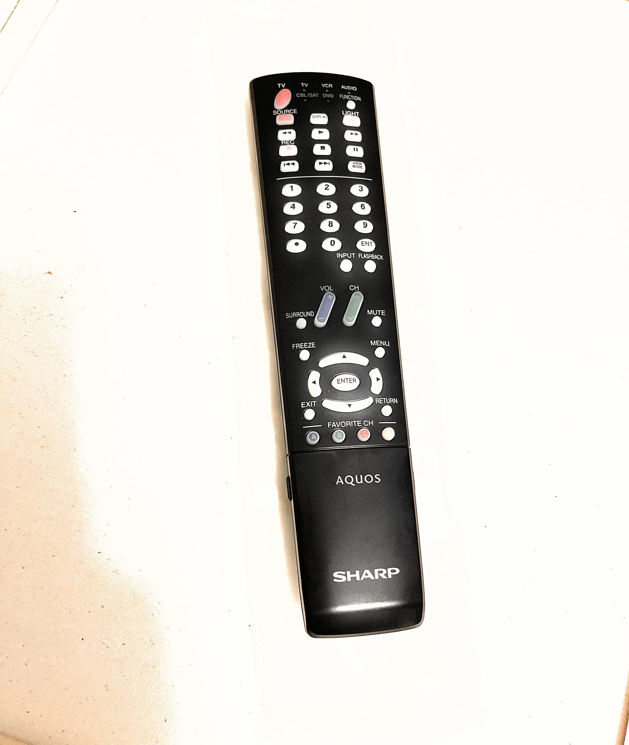 Amazon.com: NEW Sharp Aquos LCD TV Remote Control GA535WJSA Supplied ...