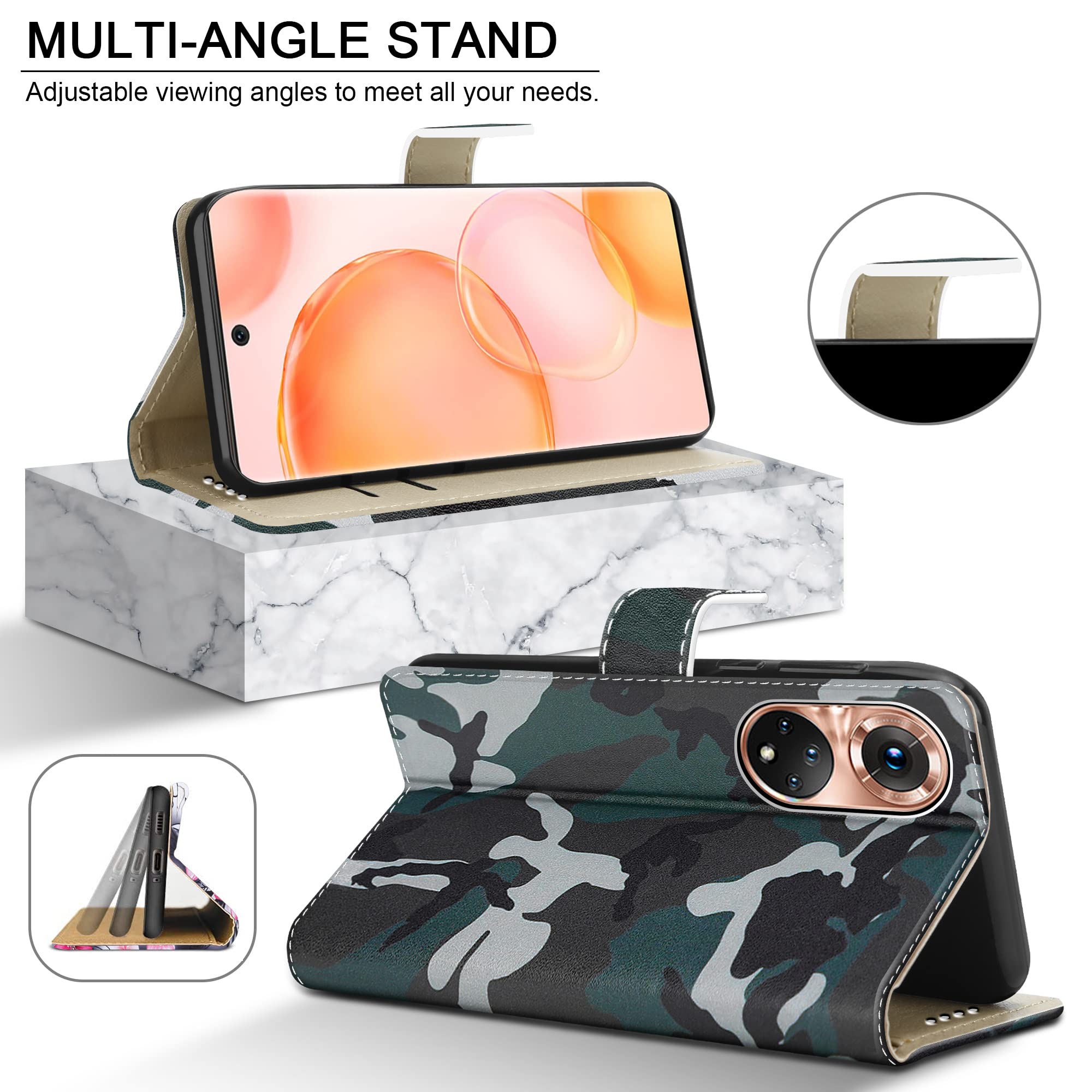 For Honor X6C 400 Pro Lite X6B 200 Smart 90 X7B Case Leather Wallet ...